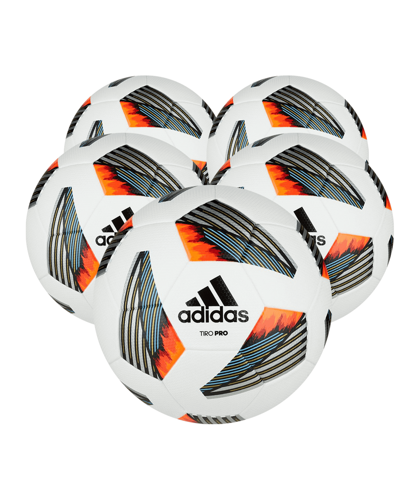 adidas Tiro Pro 5x Spielball Weiss Gr.5 | 10161755