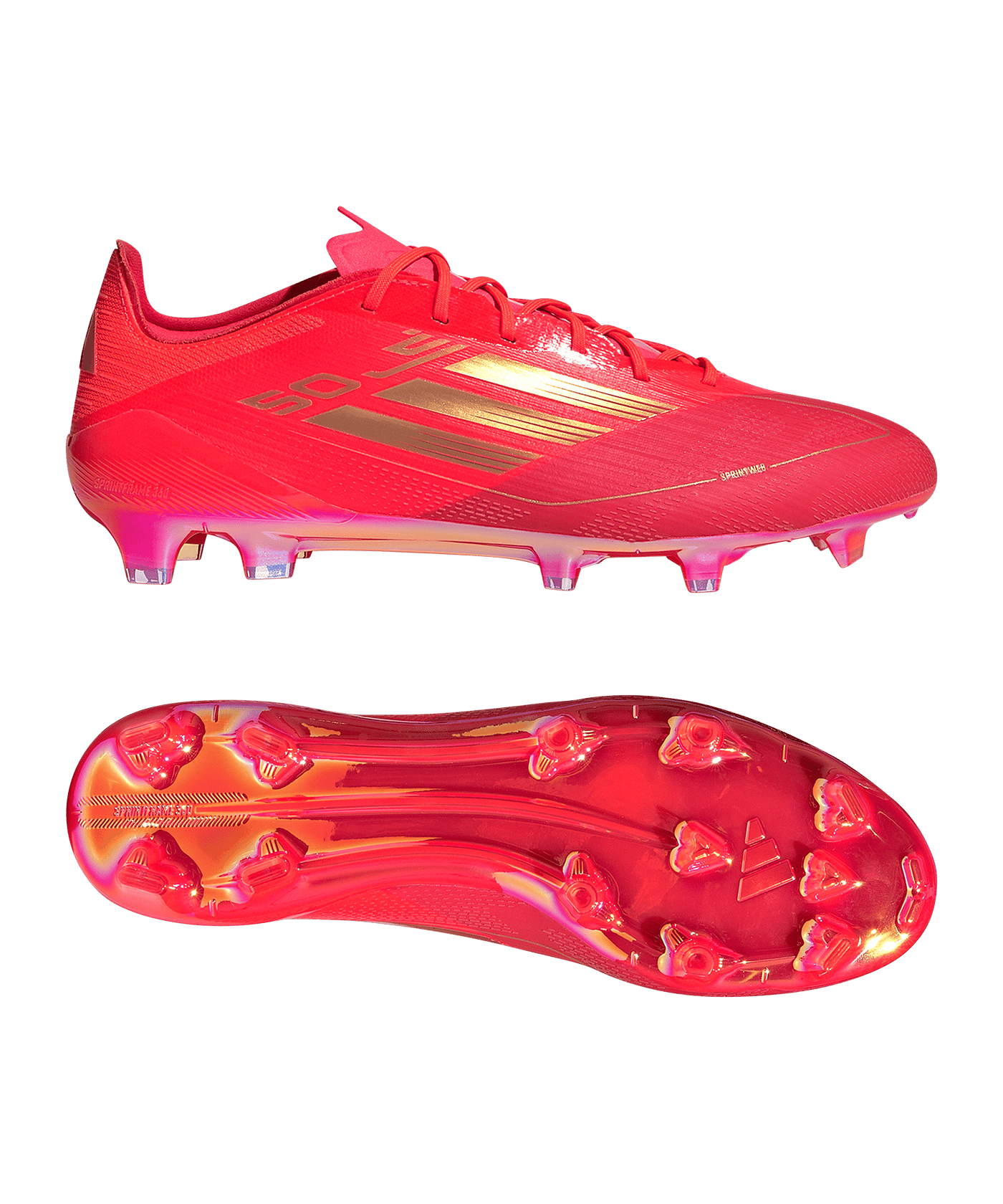 adidas F50 Elite Two Horizons FG Rot | Fussballschuh | Nocken | Rasen