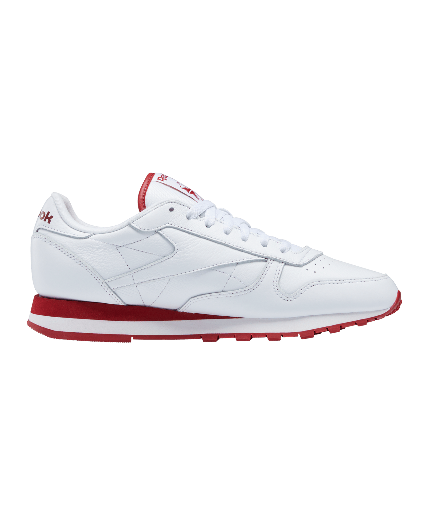 Reebok Classic Leather Weiss Rot | Lifestyle | Freizeitschuh