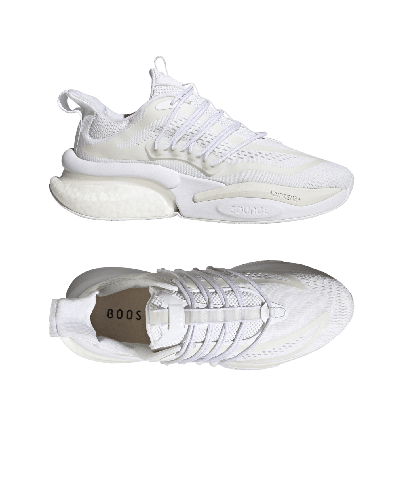 adidas AlphaBoost V1 Weiss Weiss Laufschuh | Lifestyle | Freizeitschuh