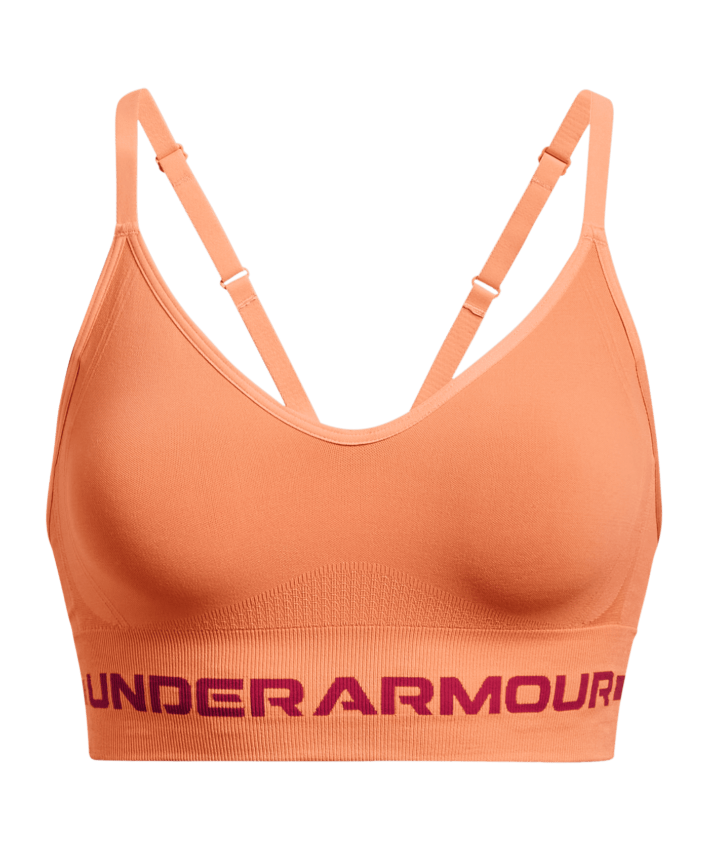 Under Armour Seamless Sport-BH Damen Orange F868 | Equipment | Sport-BHs