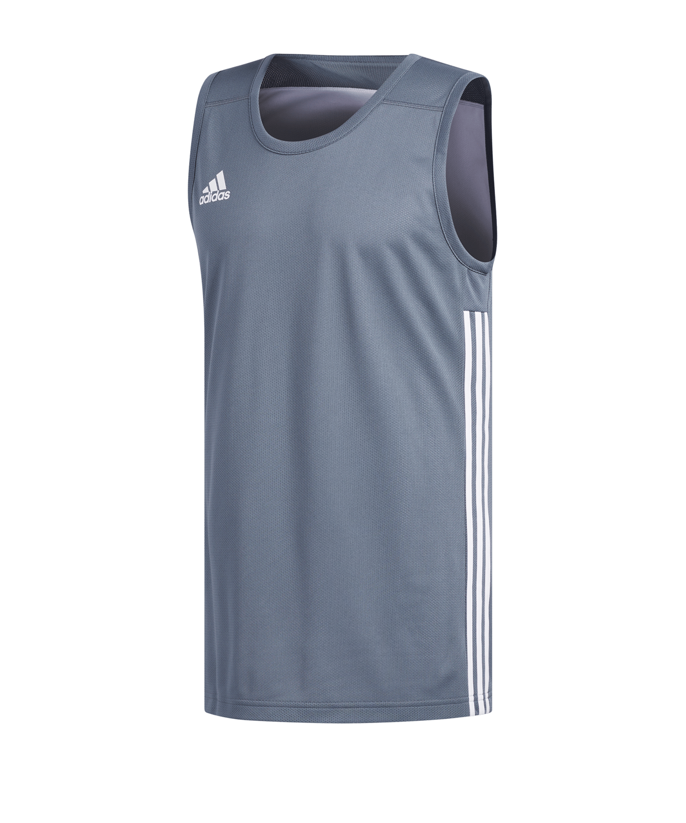 adidas TMS Reversible Shirt ärmellos Grau Weiss | Teamsport | T-Shirts