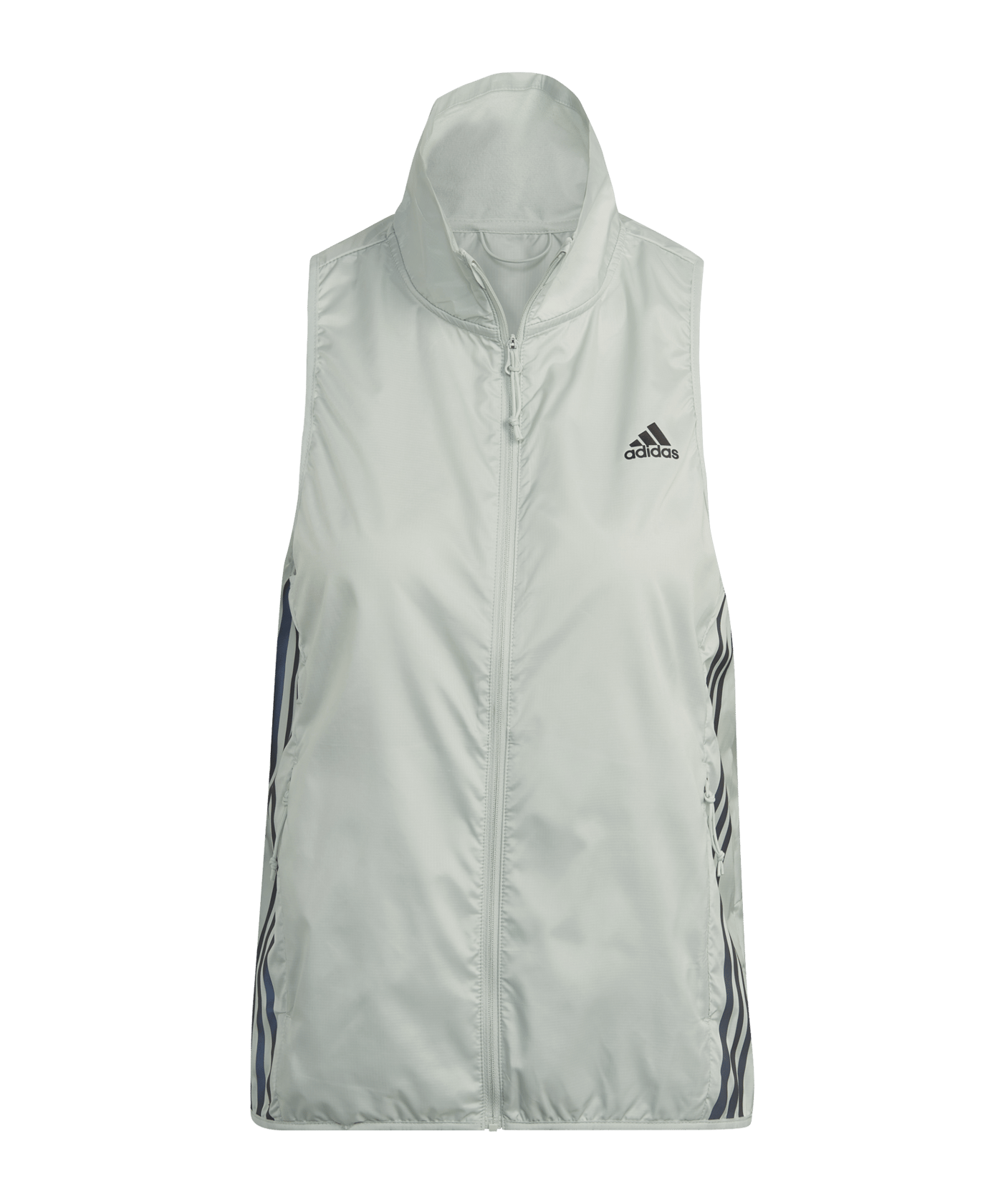 adidas Run Icon 3-Stripes Running Wind Weste Damen Grün | Vêtements de ...