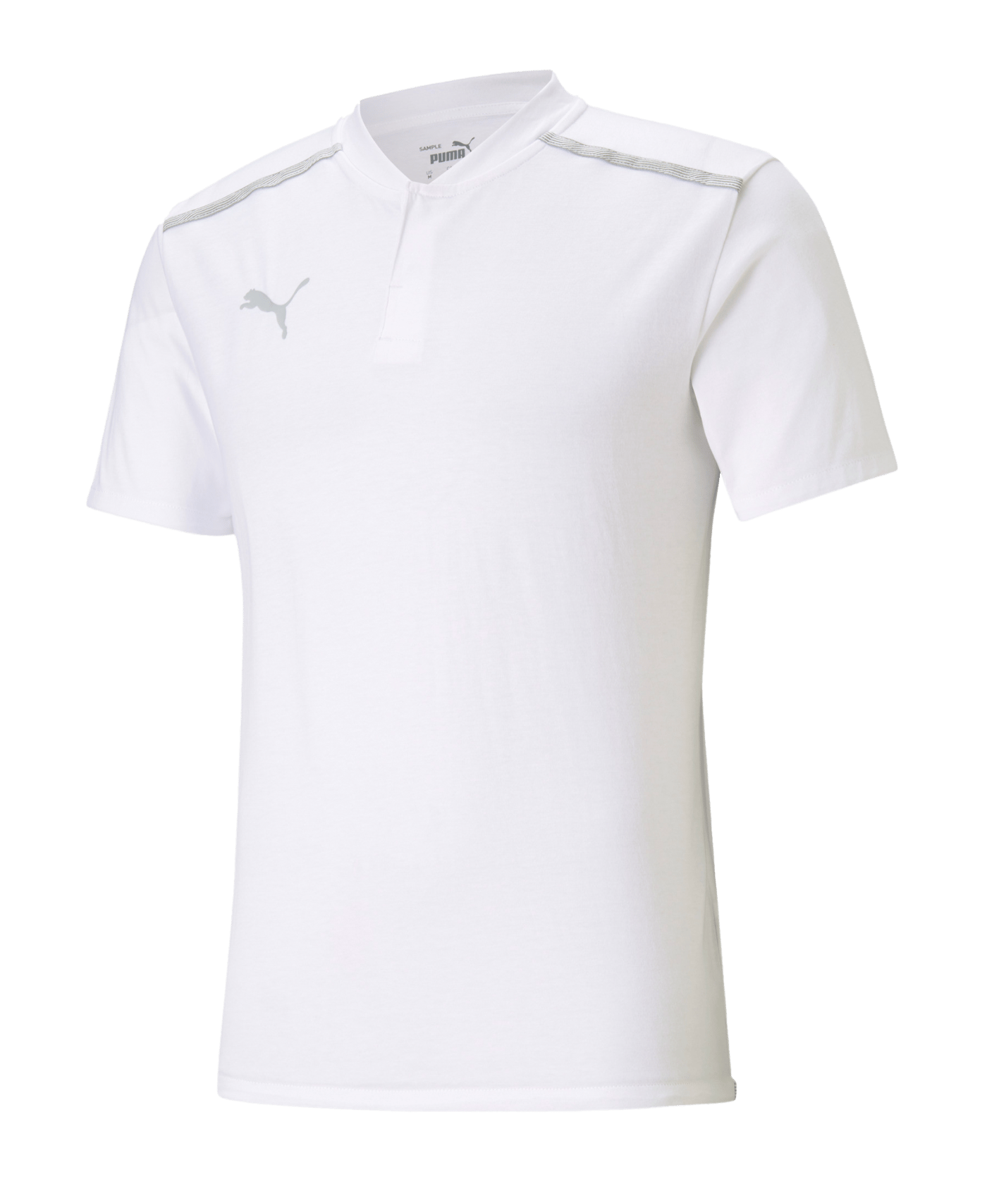 PUMA teamCUP Casuals Polo Shirt Blanc Gris F04 | Sport d'équipe | Polos