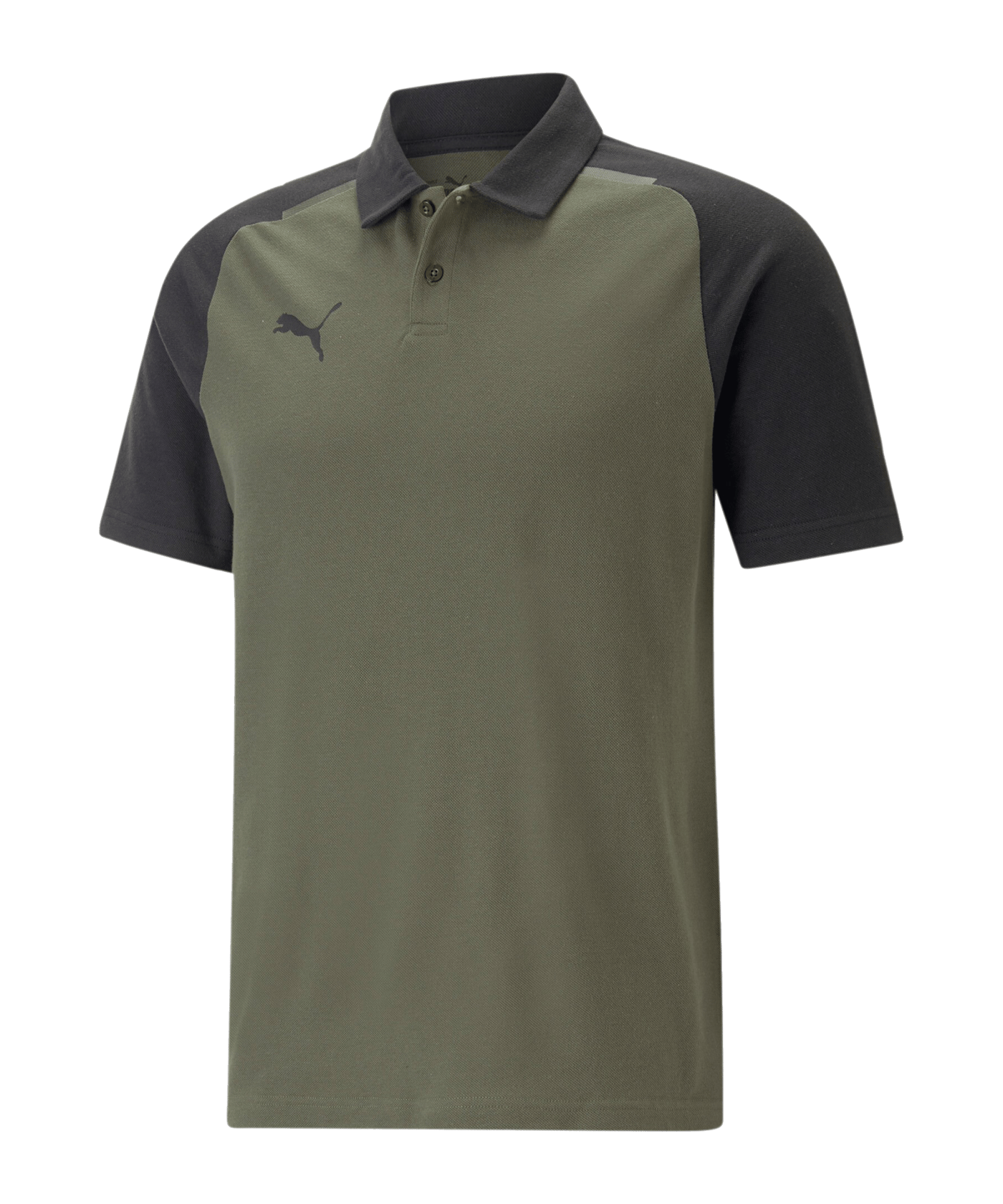 PUMA équipeCUP Casuals Polo Vert F35 | Sport d'équipe | Polos
