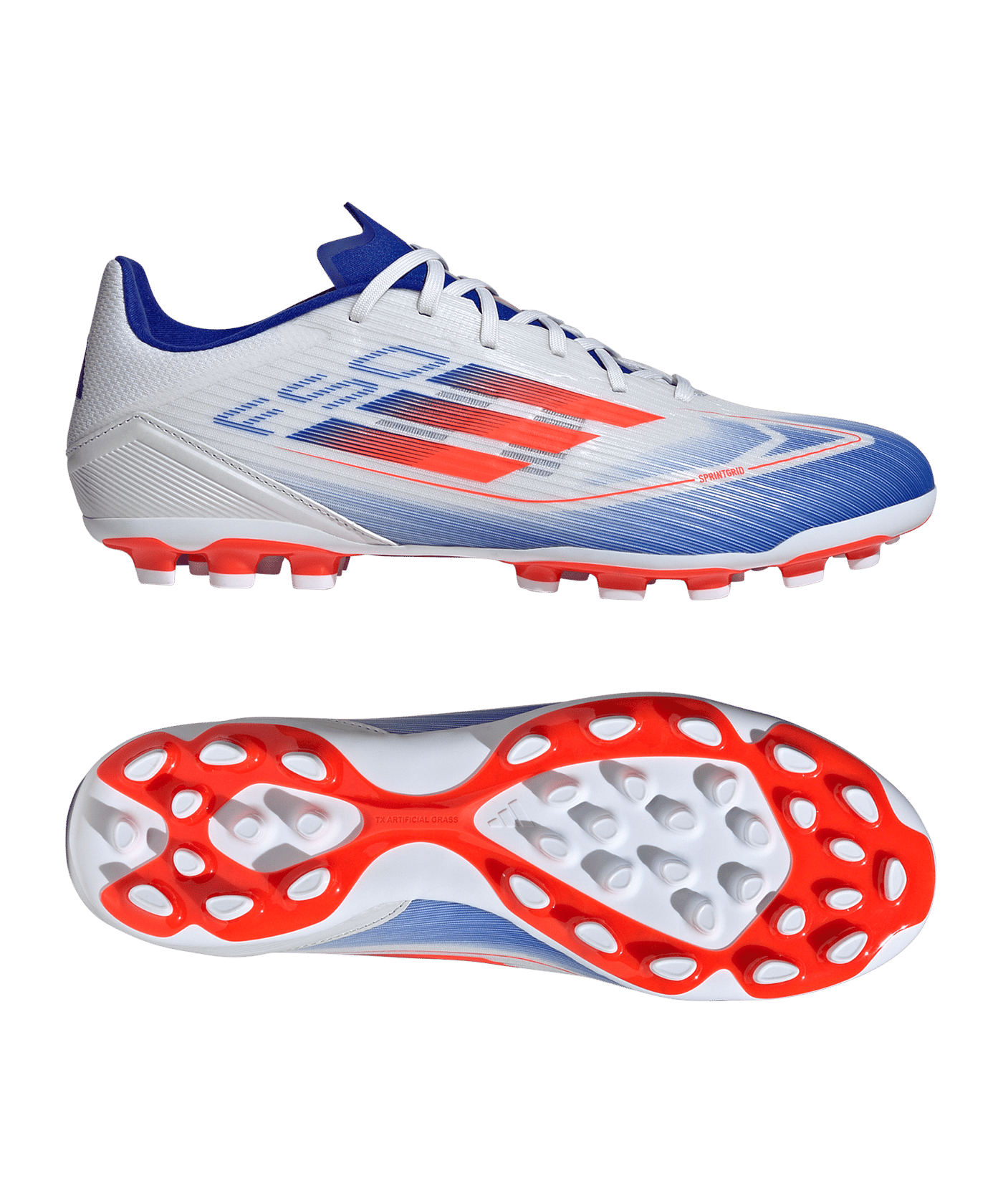 adidas F50 League 2G/3G AG Advancement Weiss Rot | Fußballschuhe ...