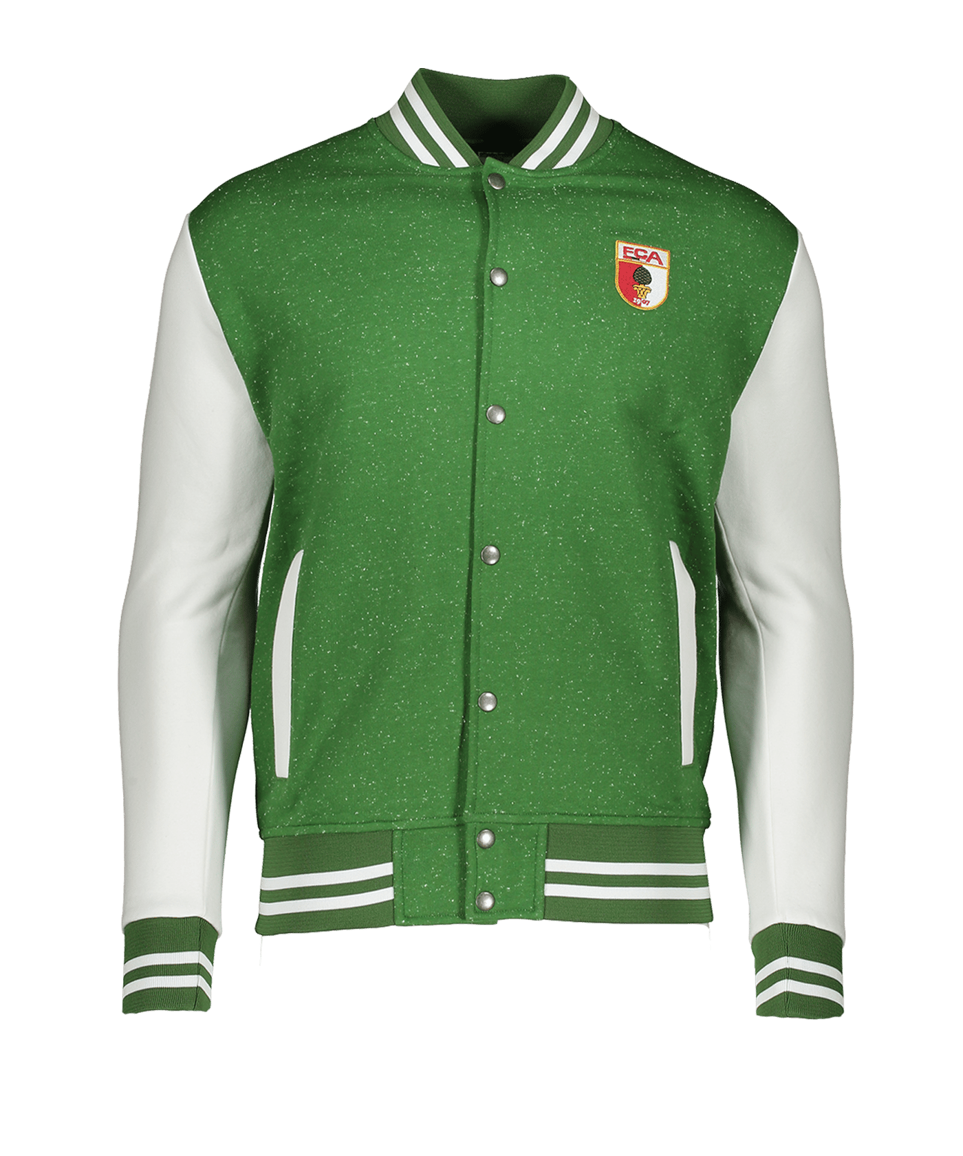 FC Augsburg Fan Veste de collège verte | Boutique des fans | Réplique