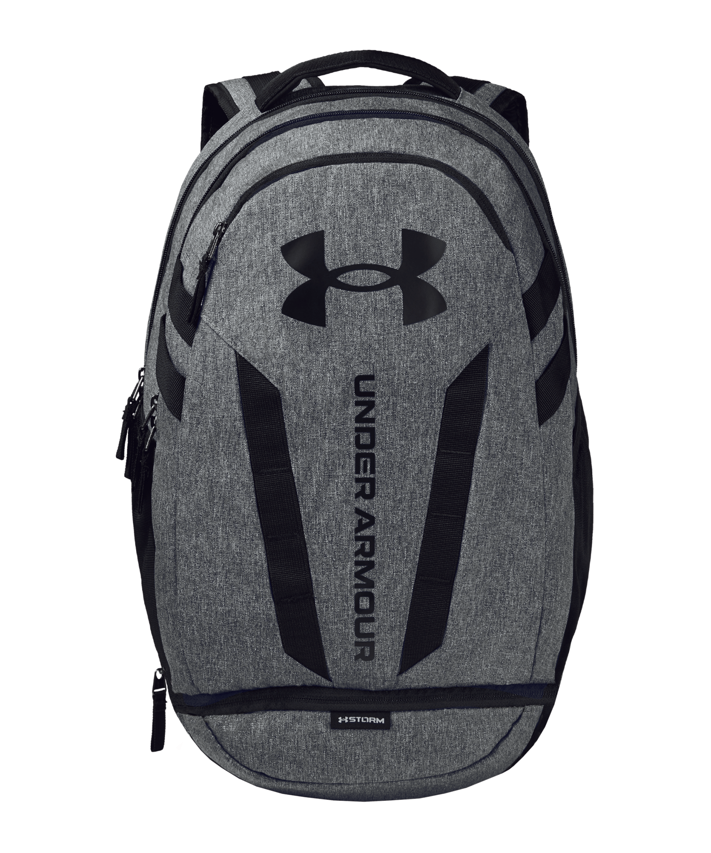 Under Armour Hustle 5.0 Sac à dos Gris Noir F002 | Équipement | Sac