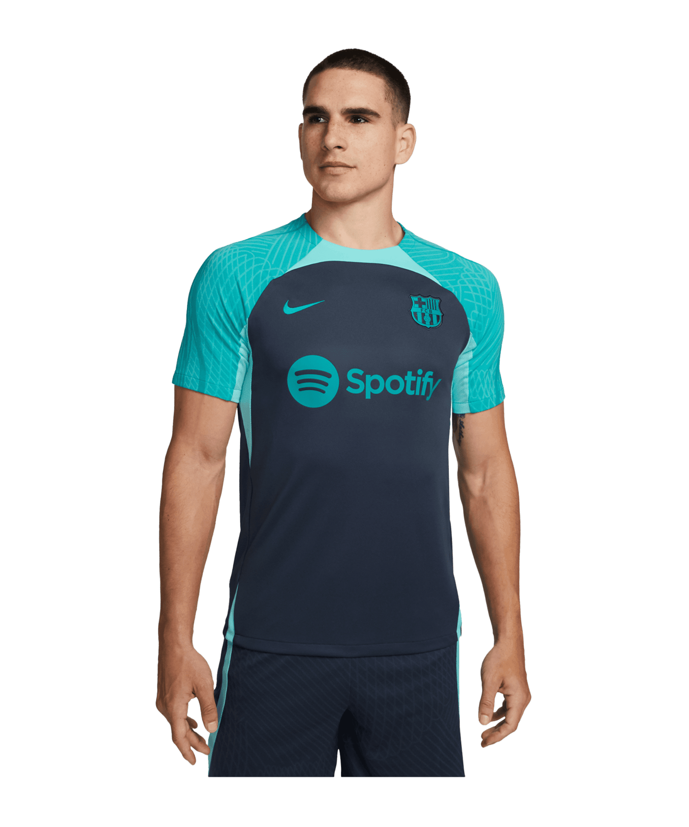 Nike FC Barcelona Trainingsshirt Blau F438 | Fan-Shop | Replica