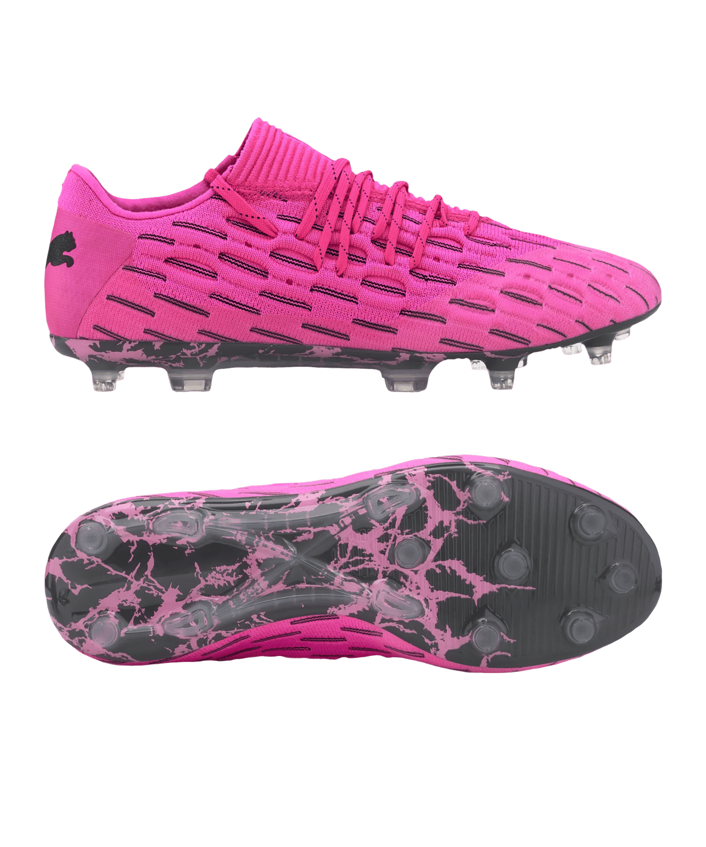 PUMA FUTURE Turbo 6.1 NETFIT Low FG/AG Rose F03 | Chaussure de football ...