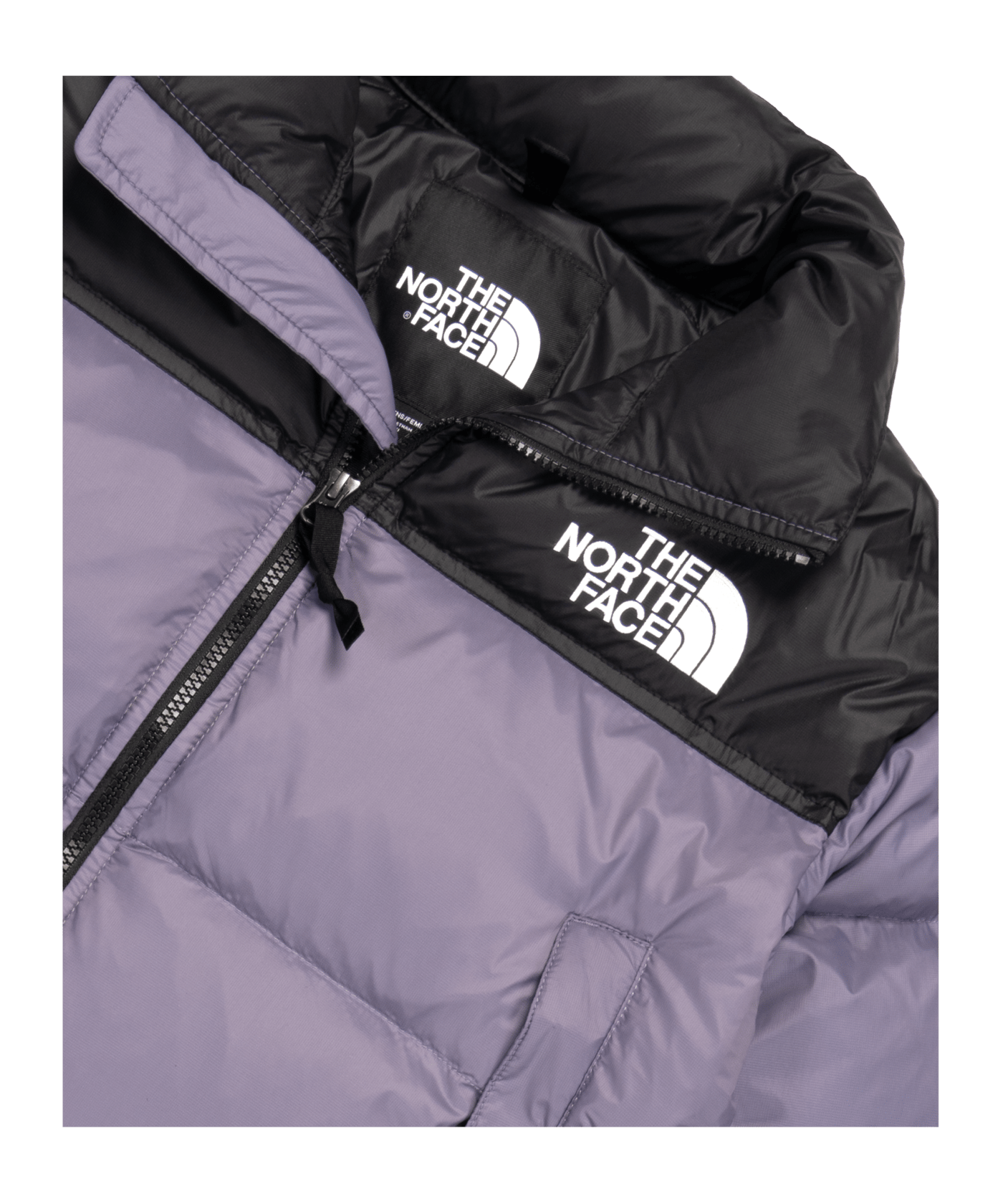 The North Face Nuptse Cropped Jacke Damen Lila | Lifestyle | Freizeit ...