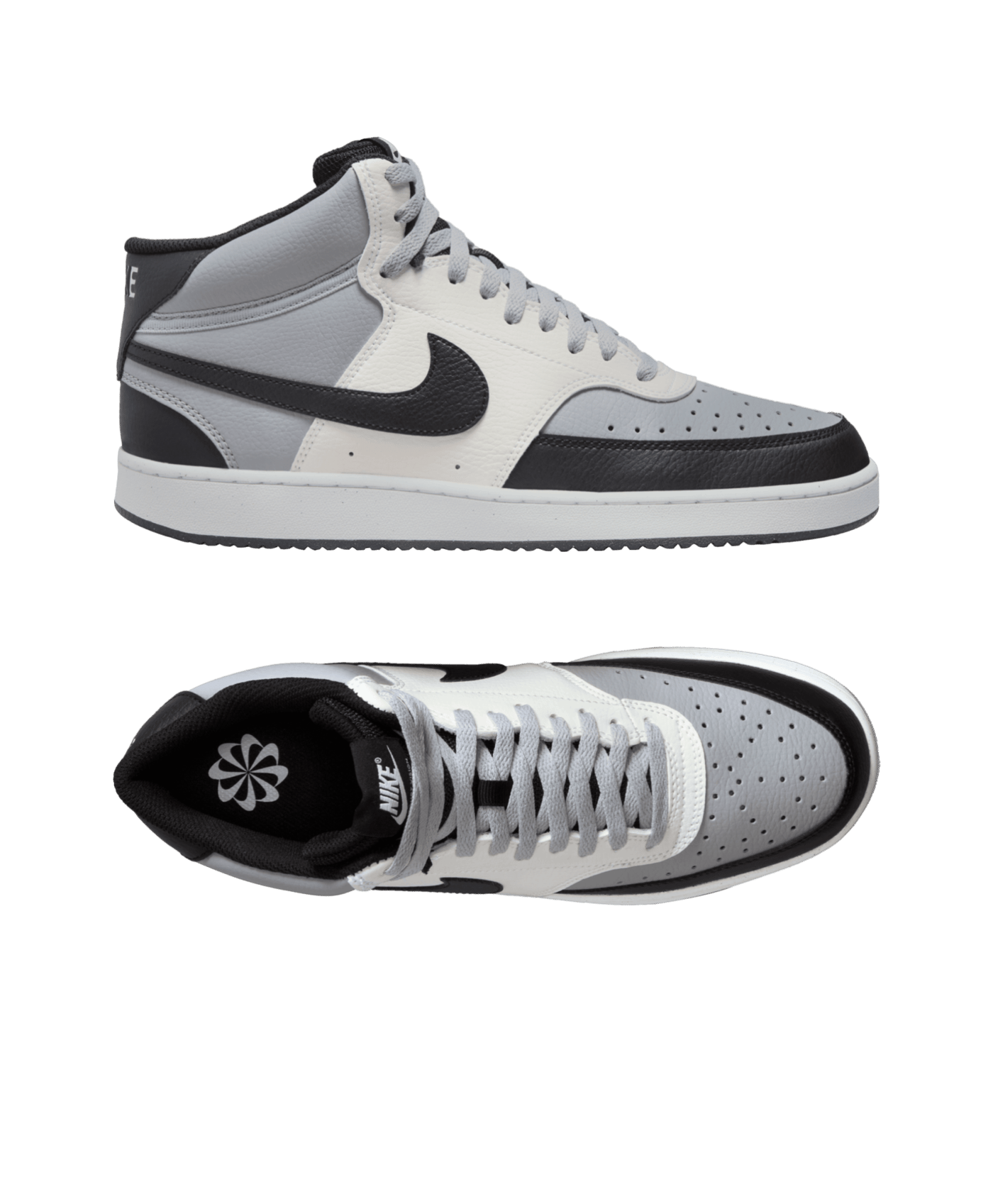 Nike Court Vision Mid Next Nature Gris F002 | Style de vie | Chaussure ...
