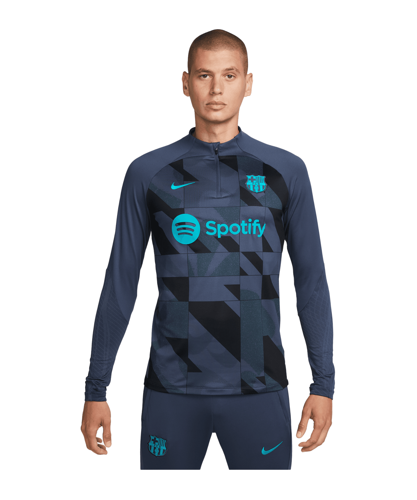 Nike FC Barcelona Drill Top Blau F438 | Fan-Shop | Replica