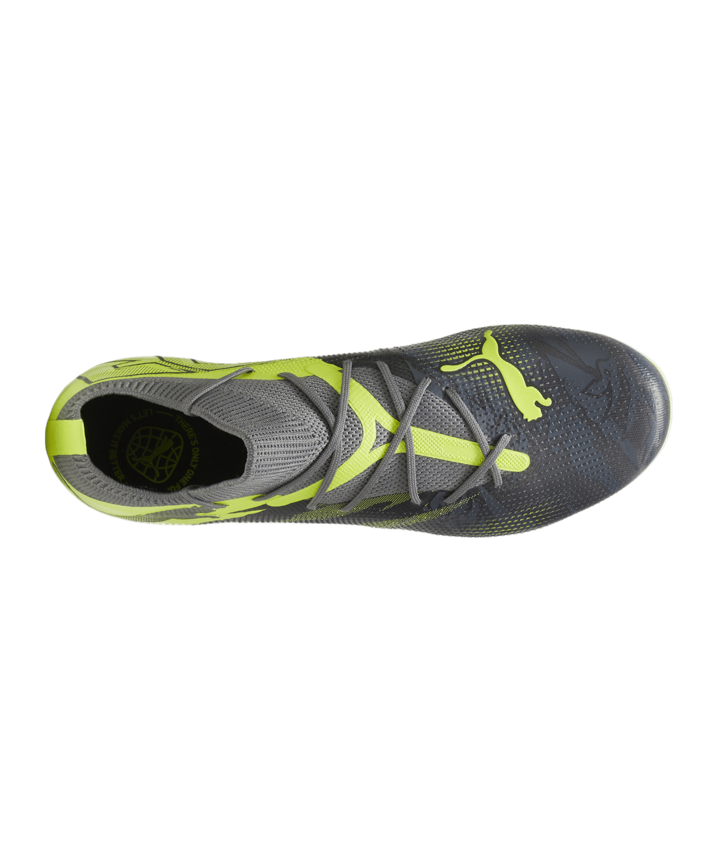 PUMA FUTURE 7 Match Rush FG/AG Grau Grün F01 | Fussballschuh | Nocken ...