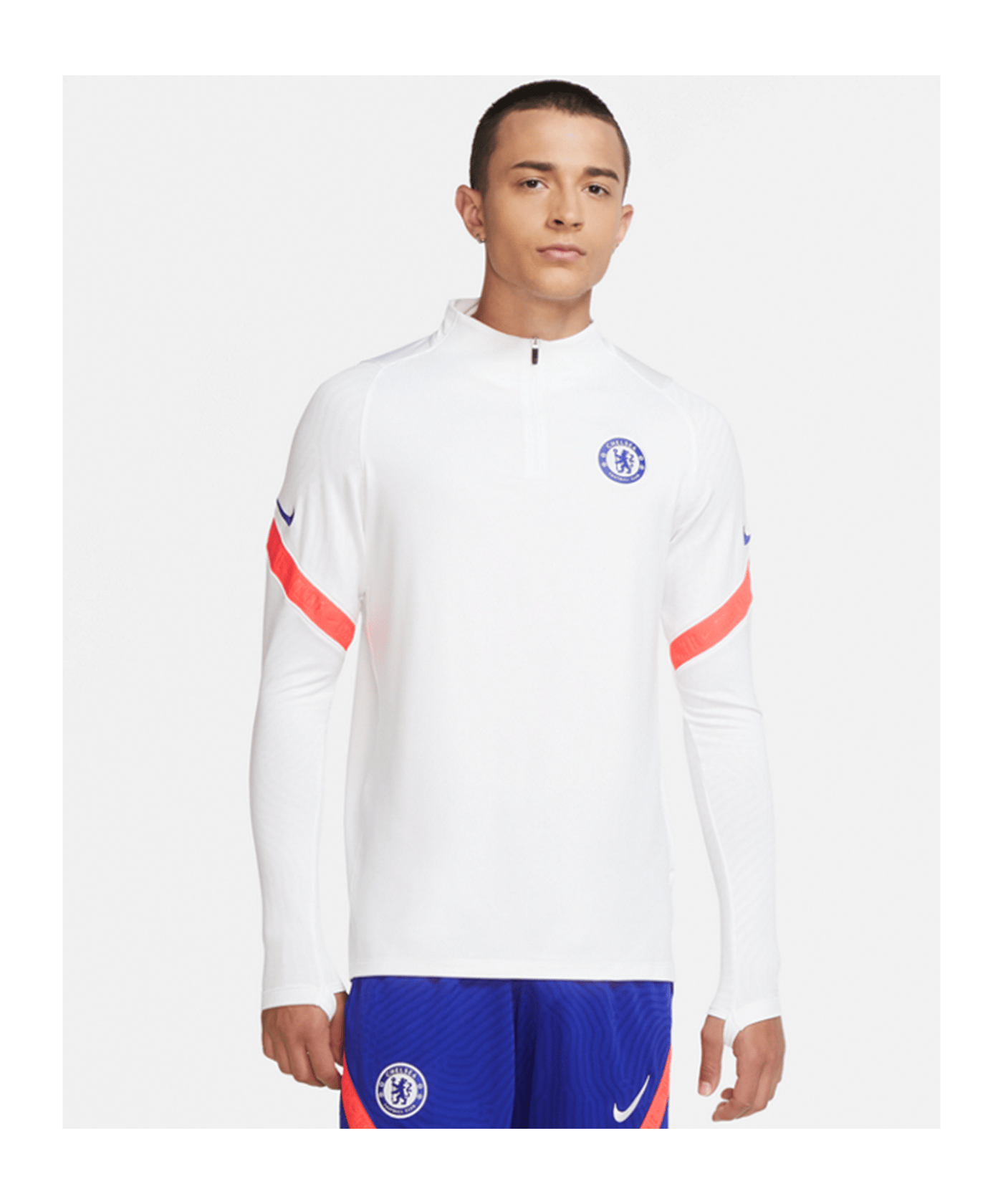 Nike FC Chelsea London Dry Strike Drill Top CL Blanc F101 | Fan-Shop ...