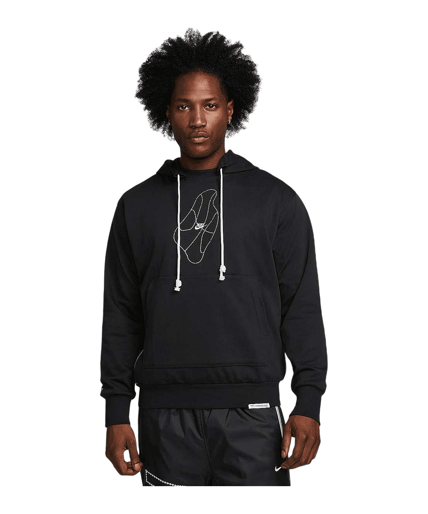 Nike Standard Issue Chain Sweat à capuche noir blanc F010 | M ...
