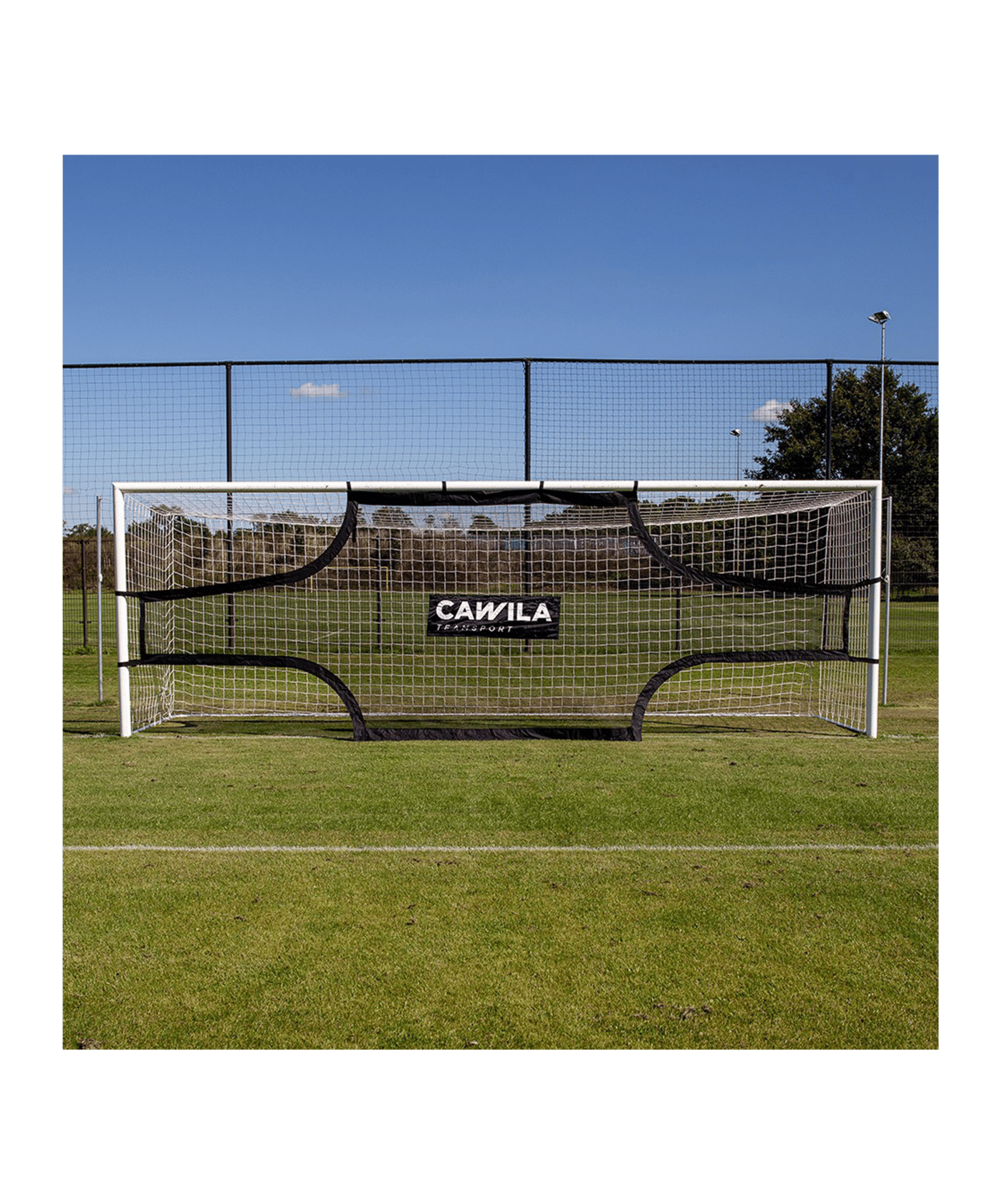 Cawila Target Netz 7,32 x 2,44 m Schwarz Weiss | Équipement | Accessoires