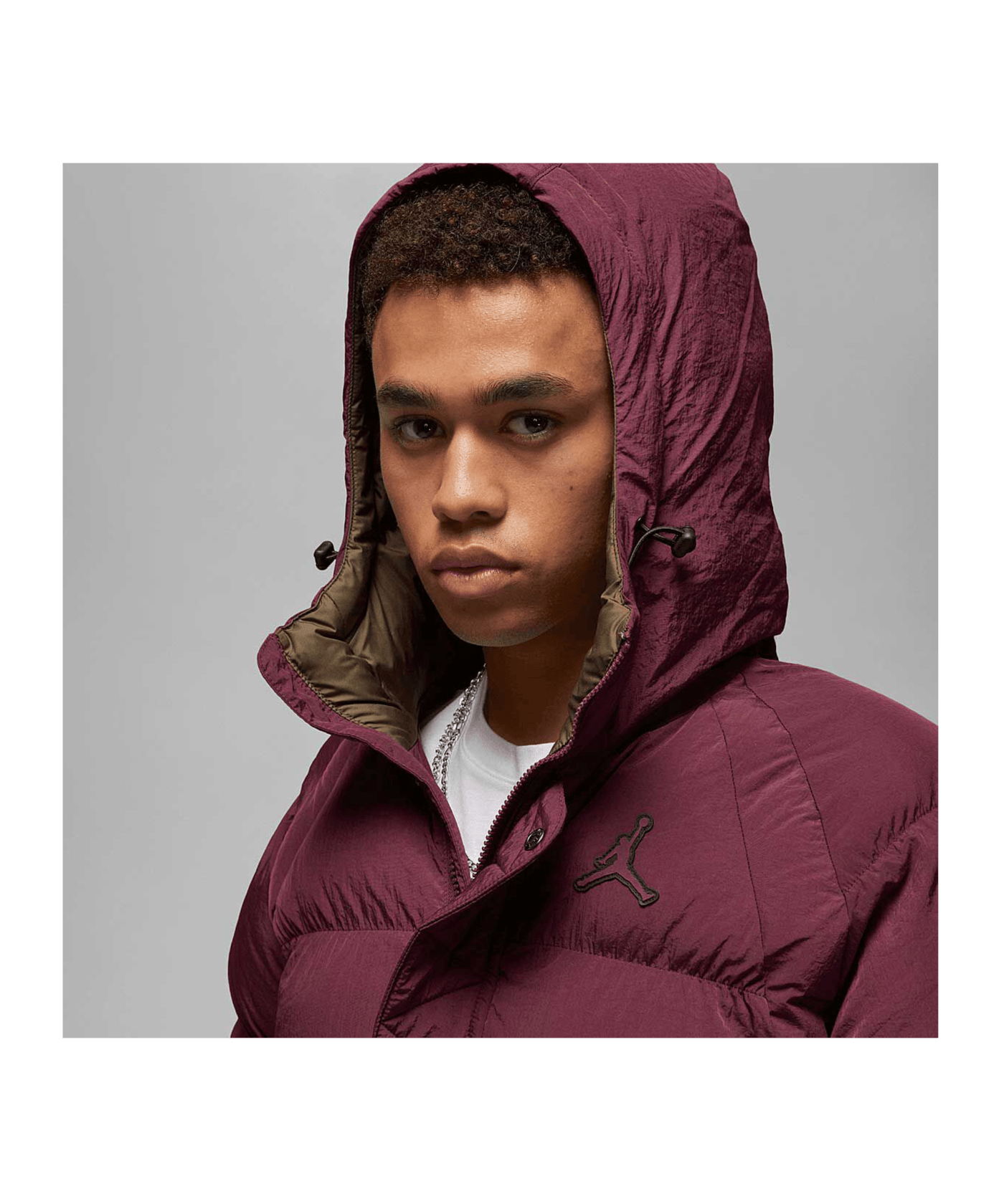 Jordan Essential Puffer Winterjacke Rot F680 | Lifestyle ...