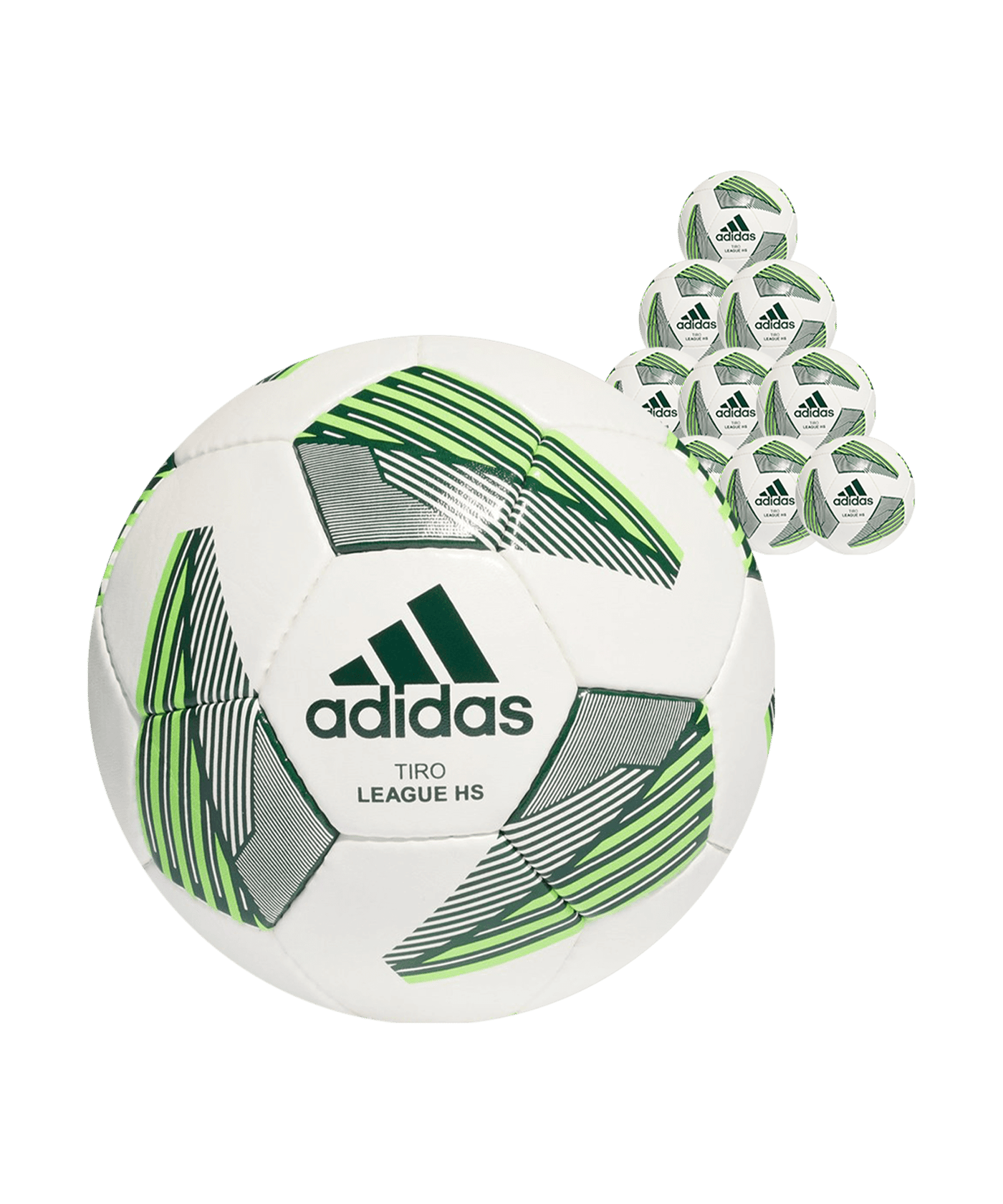 adidas Tiro Match 10x Gr.5 Trainingsball Weiss | Equipment | Fussball