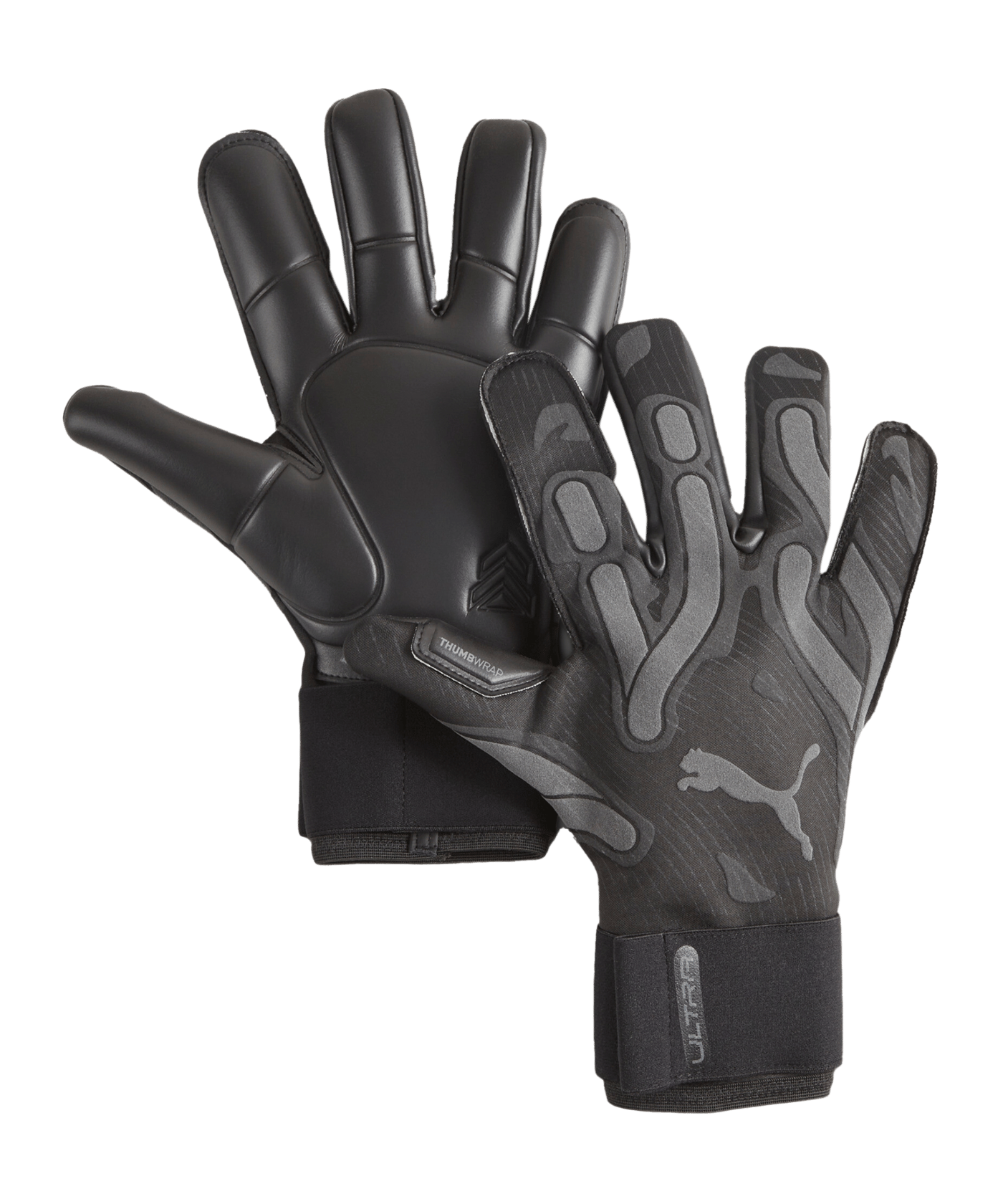 PUMA ULTRA Ultimate Hybrid Gants de gardien de but Eclipse Noir Gris ...