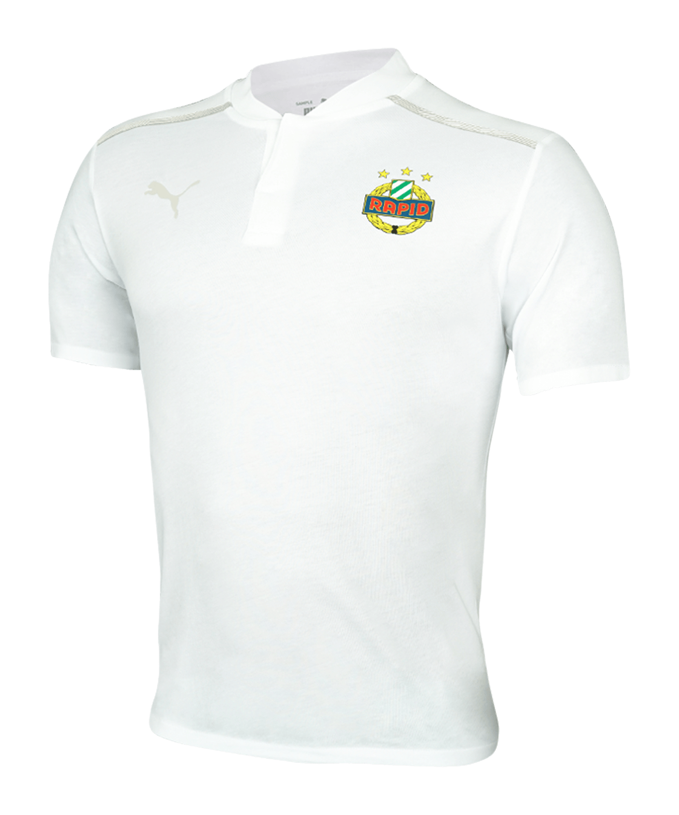 PUMA SK Rapid Wien Polo Shirt Casual Weiss F04 | Fan-Shop | Replica