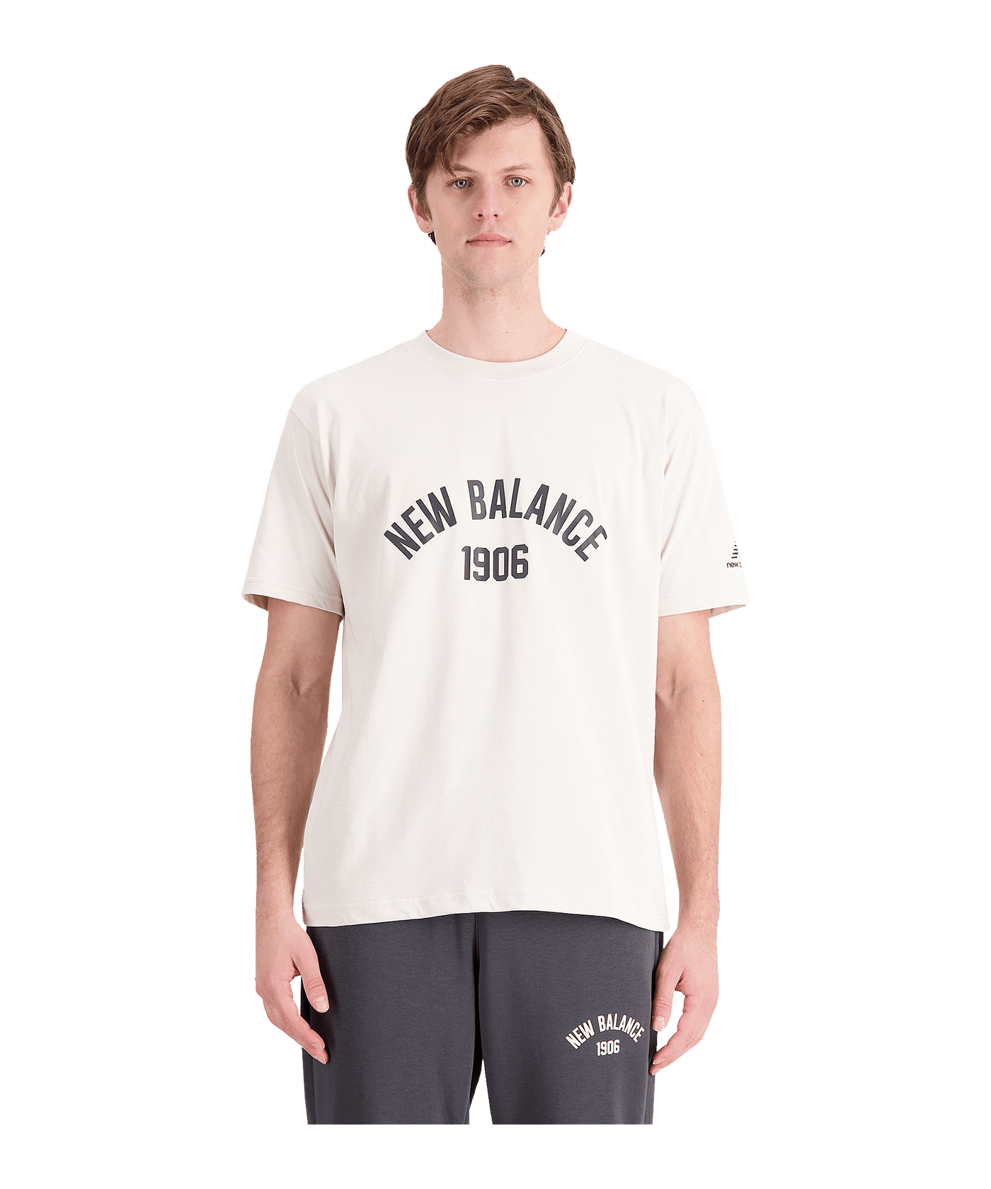New Balance Essentials Varsity T-Shirt Noir FMB | Style de vie