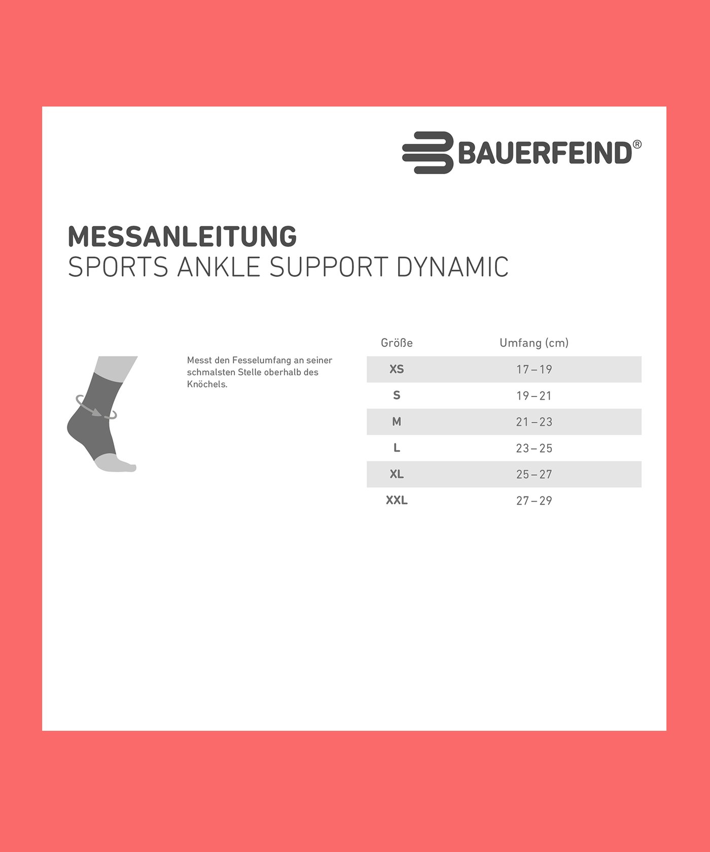 Bauerfeind Manchons de compression pour la cuisse supérieure longs F17 ...