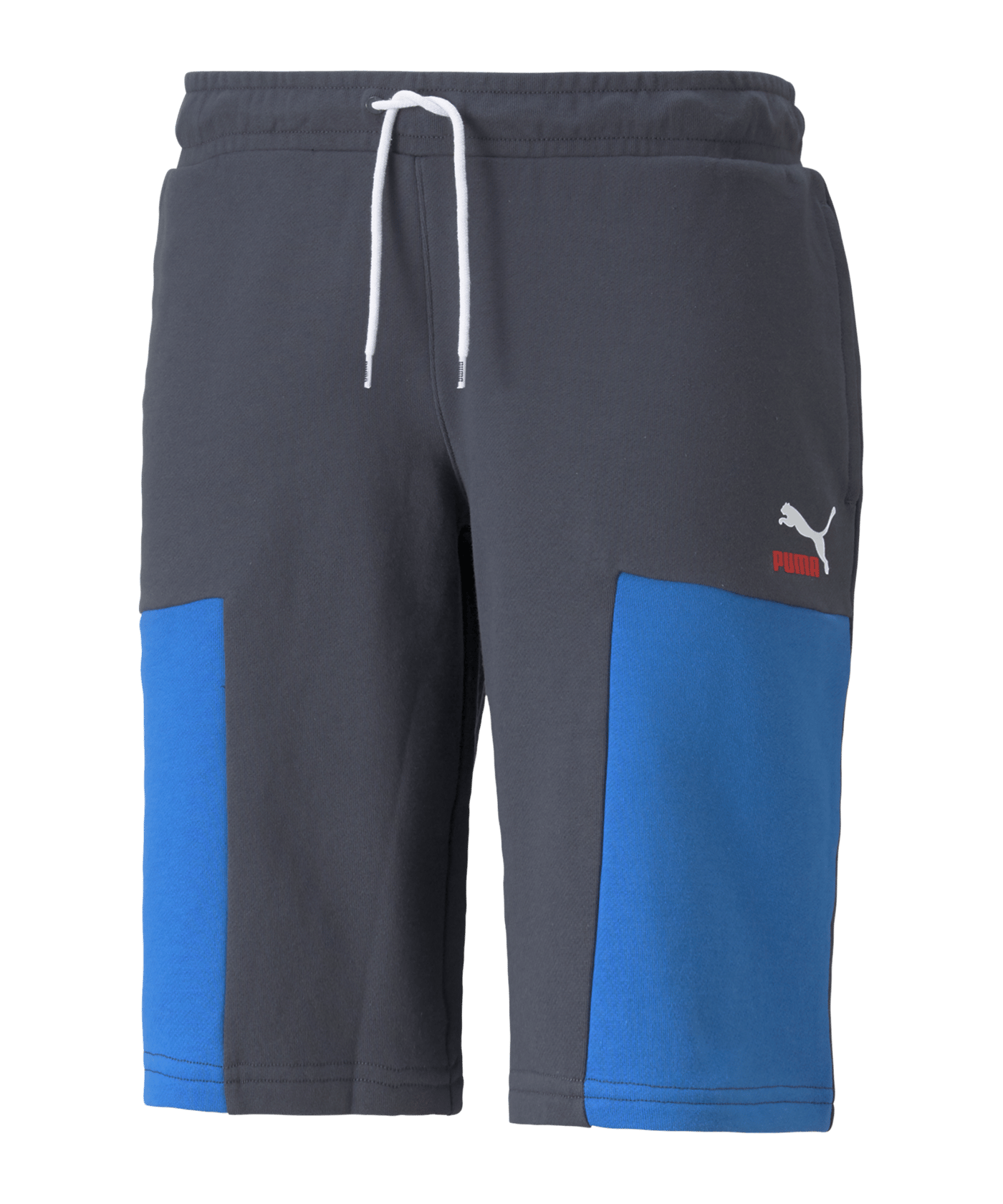 PUMA CLSX NJR Short Gris Bleu F64 | Style de vie | Vêtements de loisirs