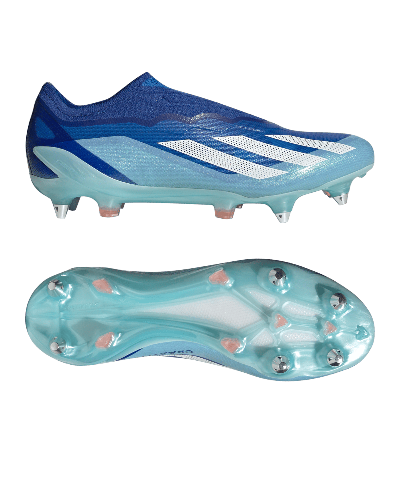 adidas X Crazyfast.1 LL SG bleu blanc orange | Chaussures de football