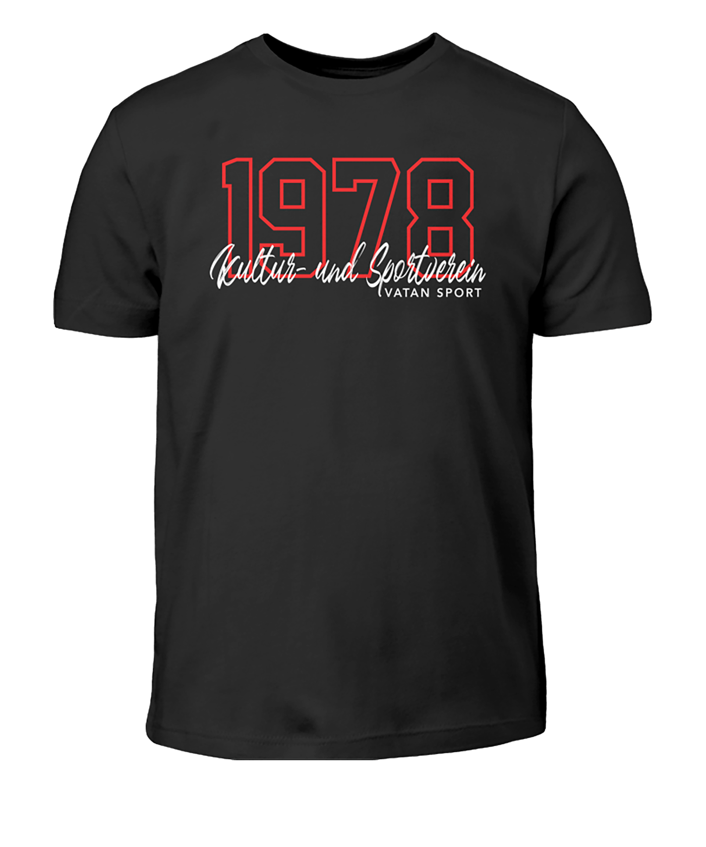 KSV Vatan Sport Bremen T-Shirt Contour Enfants Noir | Boutique de Fans ...