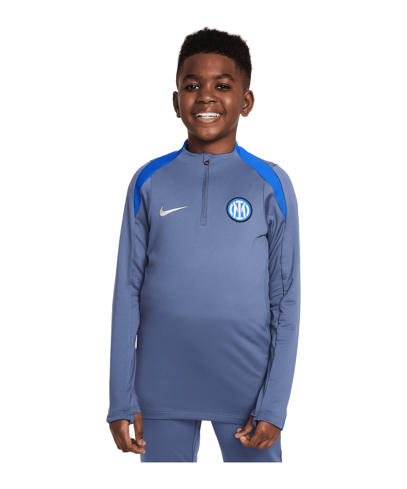 Nike FC Inter Milan Strike Drill Top sweatshirt enfants bleu F492 ...