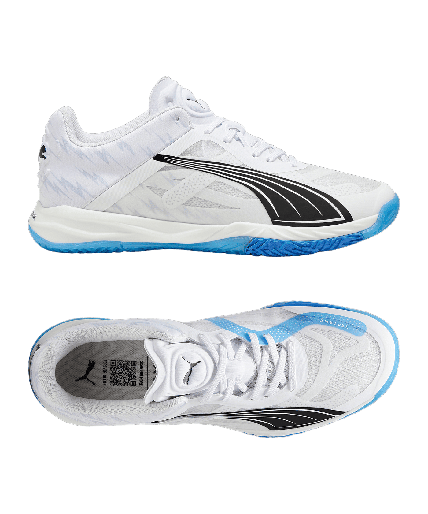 PUMA Accelerate Nitro Schuh blanc F02 | Chaussures de salle