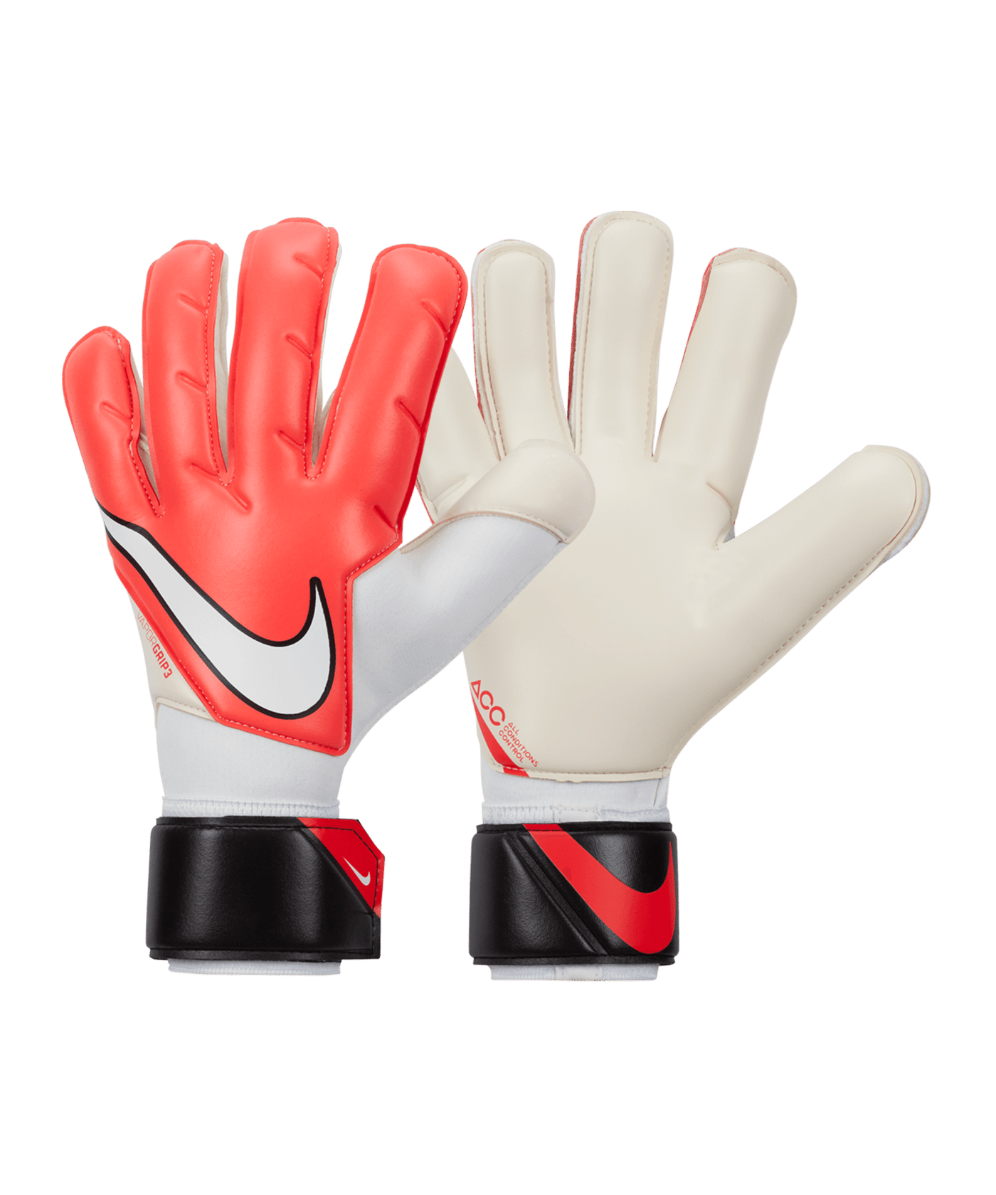 Nike Vapor Grip3 Torwarthandschuh Rot Schwarz F636 | Equipment