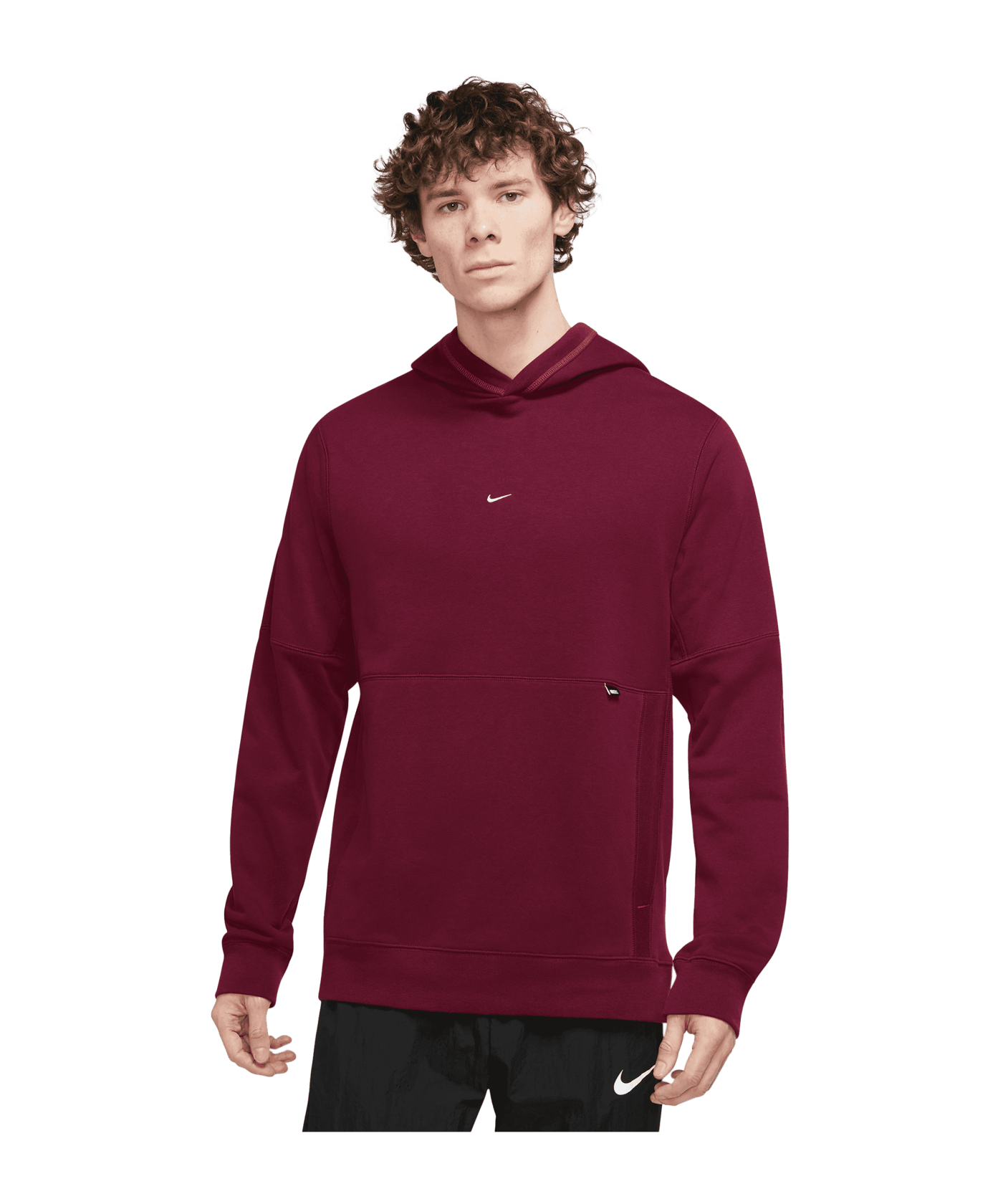 Nike F.C. Fleece Hoody Rot Weiss F638 | Lifestyle | Freizeitbekleidung