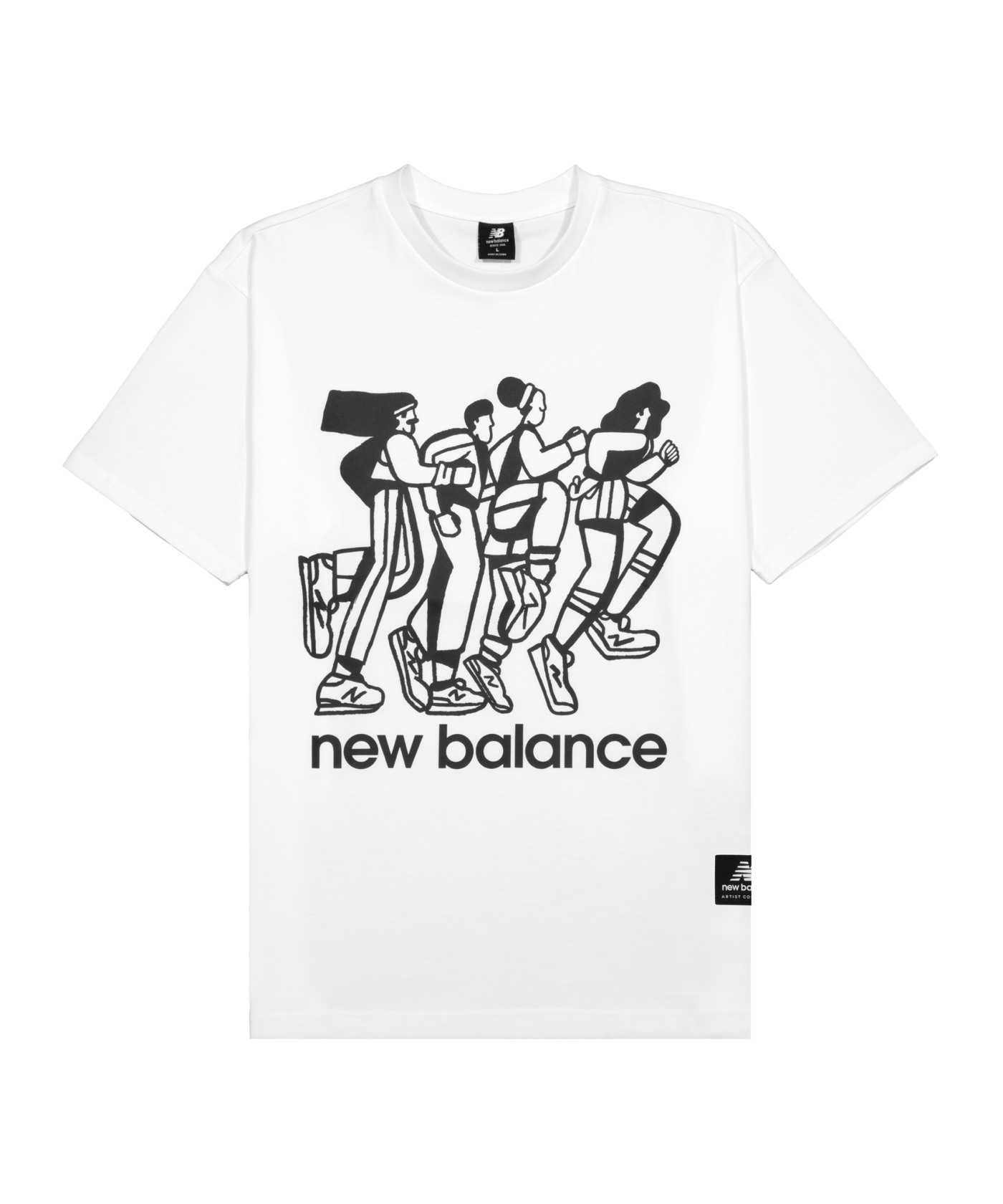 New Balance Athletics T-Shirt Weiss FWT | Lifestyle | Freizeitbekleidung