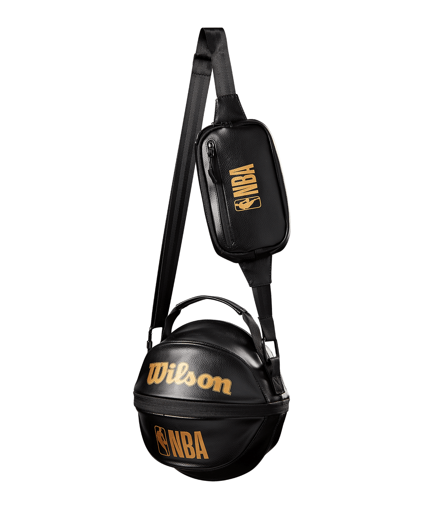 Wilson NBA IN 1 BASKETBALL CARRY BAG Ballsack Gold | Indoor-Equipment ...