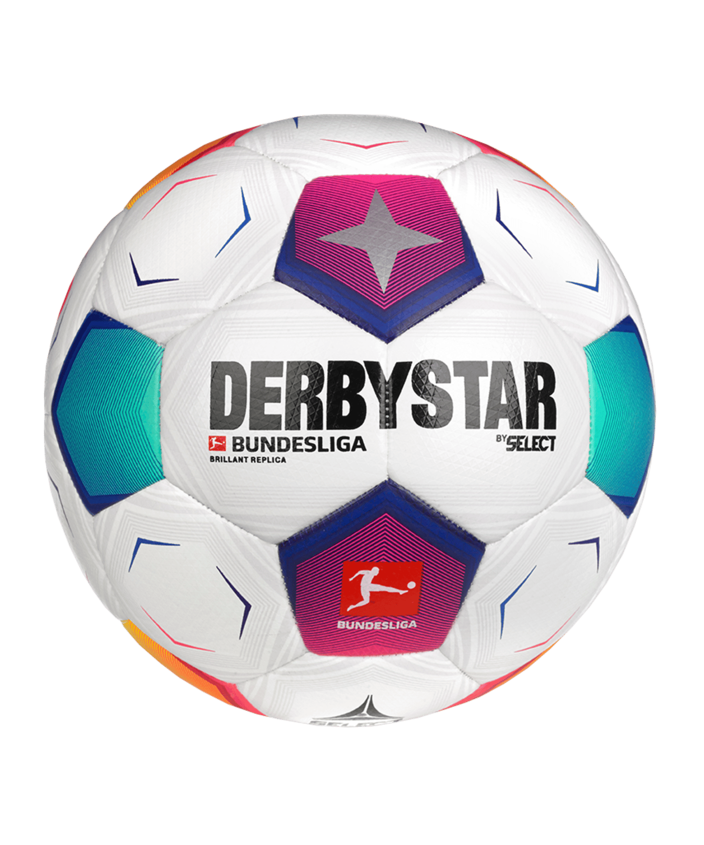 Derbystar Bundesliga Brillant Replica v23 Trainingsball Weiss F023 ...