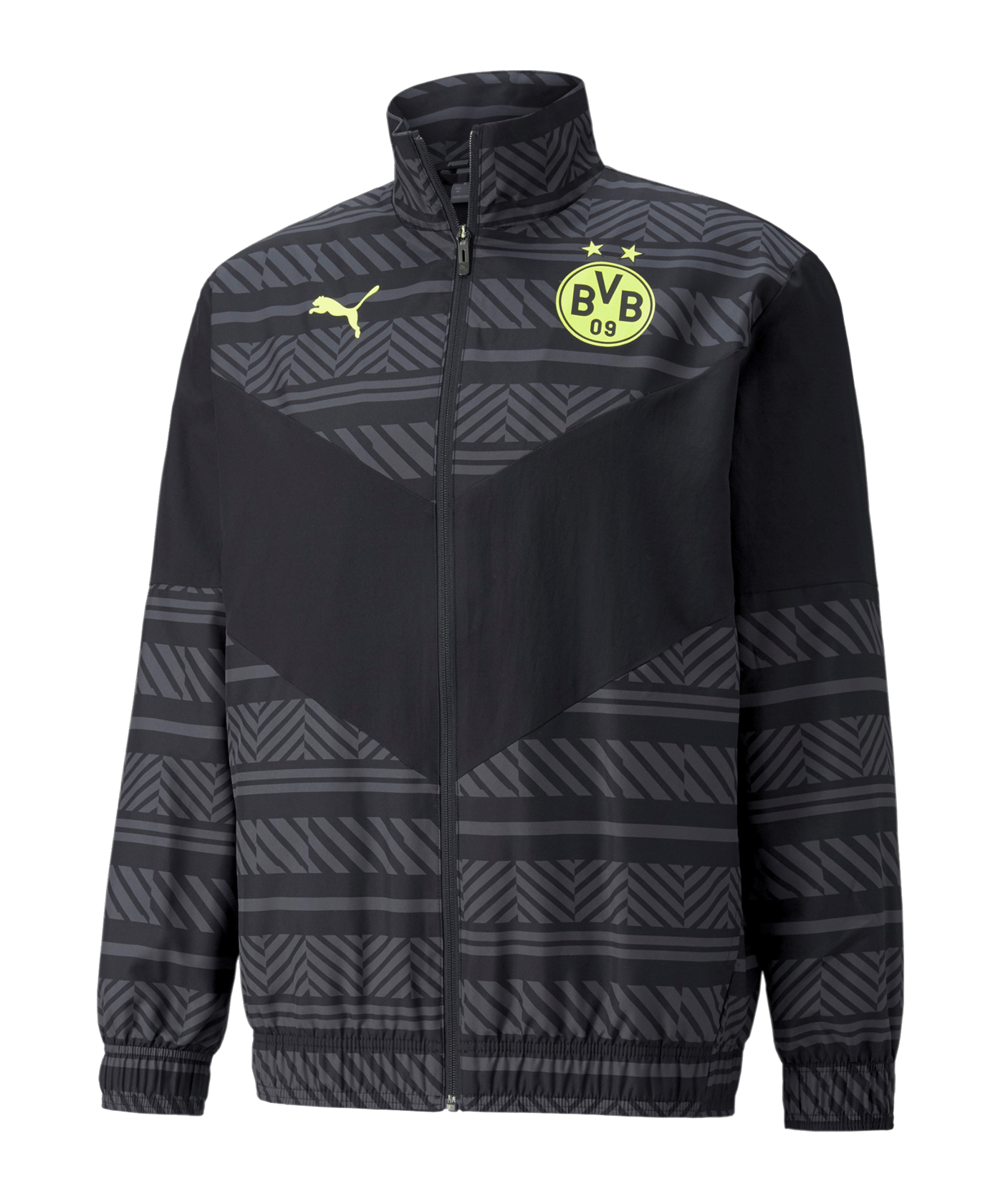 PUMA BVB Dortmund Veste de pré-match 2021/2022 Enfants Noir F05 ...
