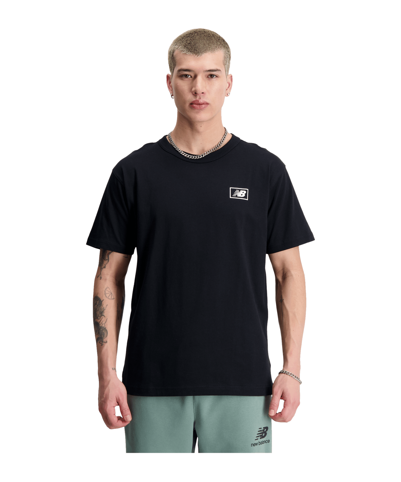 New Balance Essentials Graphic T-Shirt Noir FBK | Style de vie
