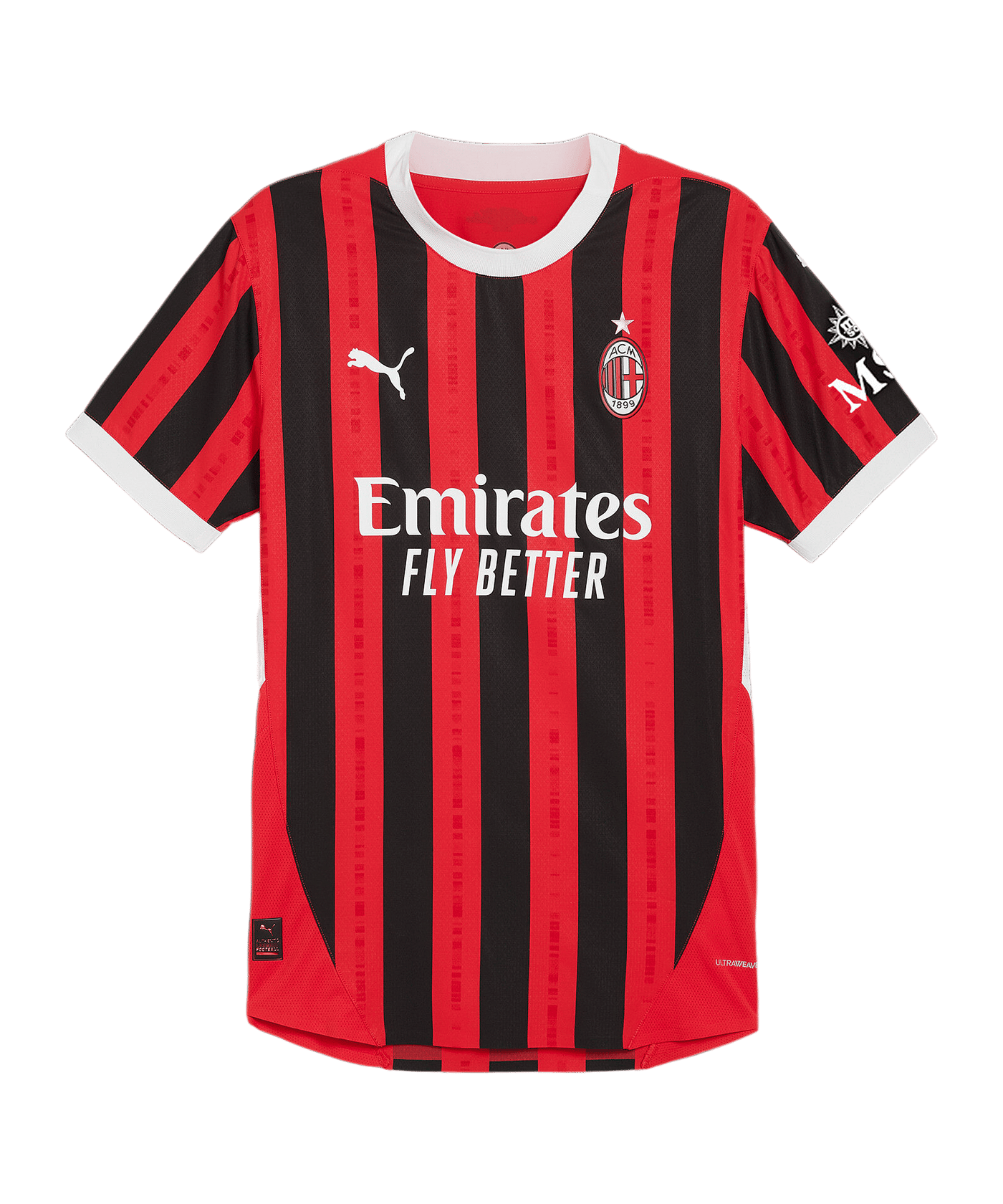 PUMA AC Milan Auth. maillot domicile 2024/2025 rouge F01 | Supporters
