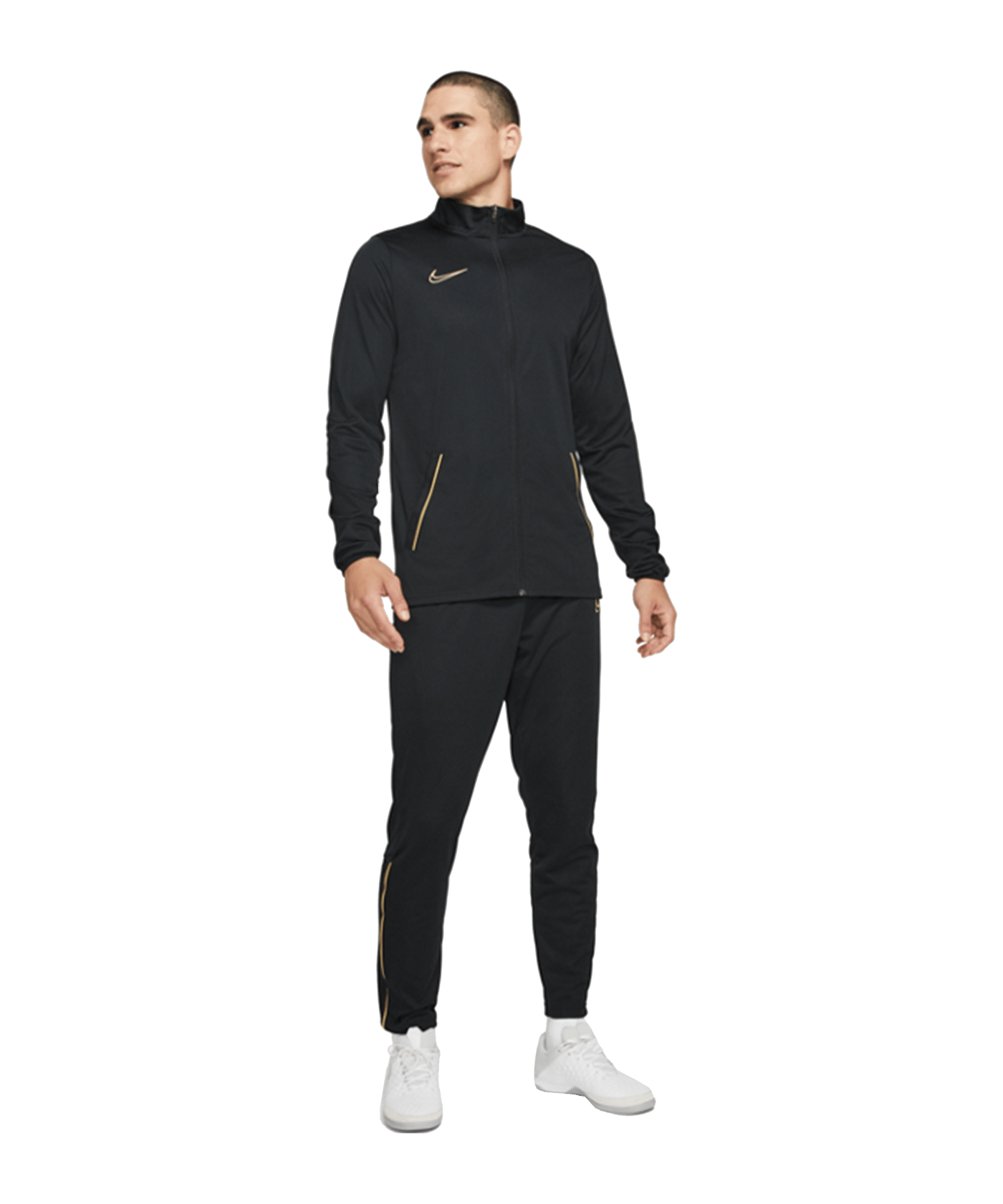 Nike Academy 21 Trainingsanzug Schwarz Gold F014 | Teamsport | Anzüge