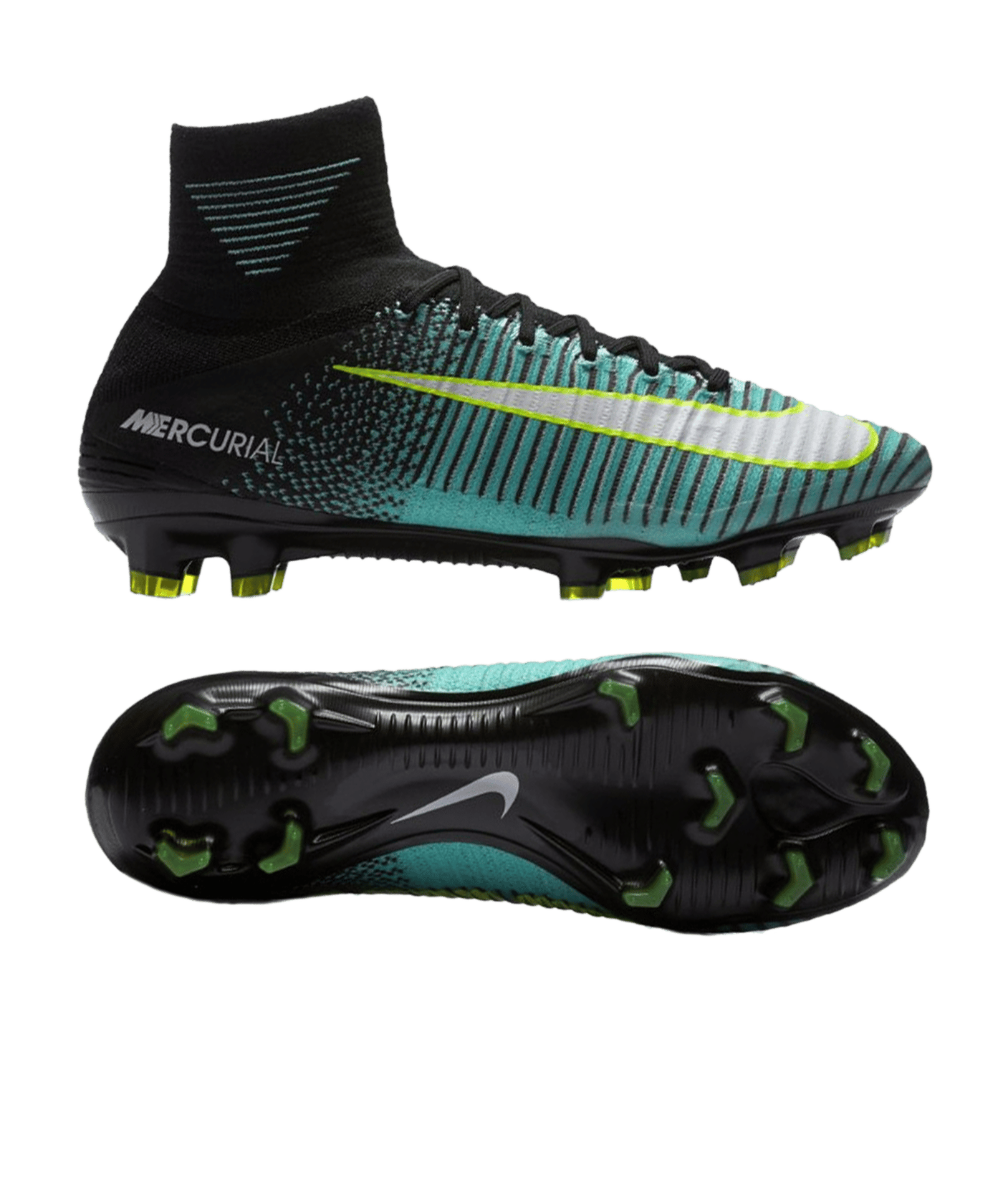 Nike Mercurial Superfly V FG Damen Türkis F400 | Fußballschuh | Nocken ...