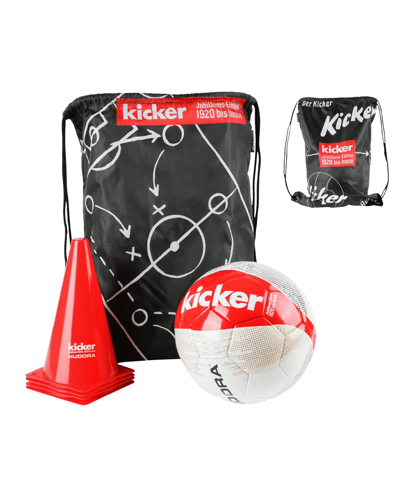 kicker Hudora Fußball-Set "kicker Edition" Matchplan | Fan-Shop | Verein