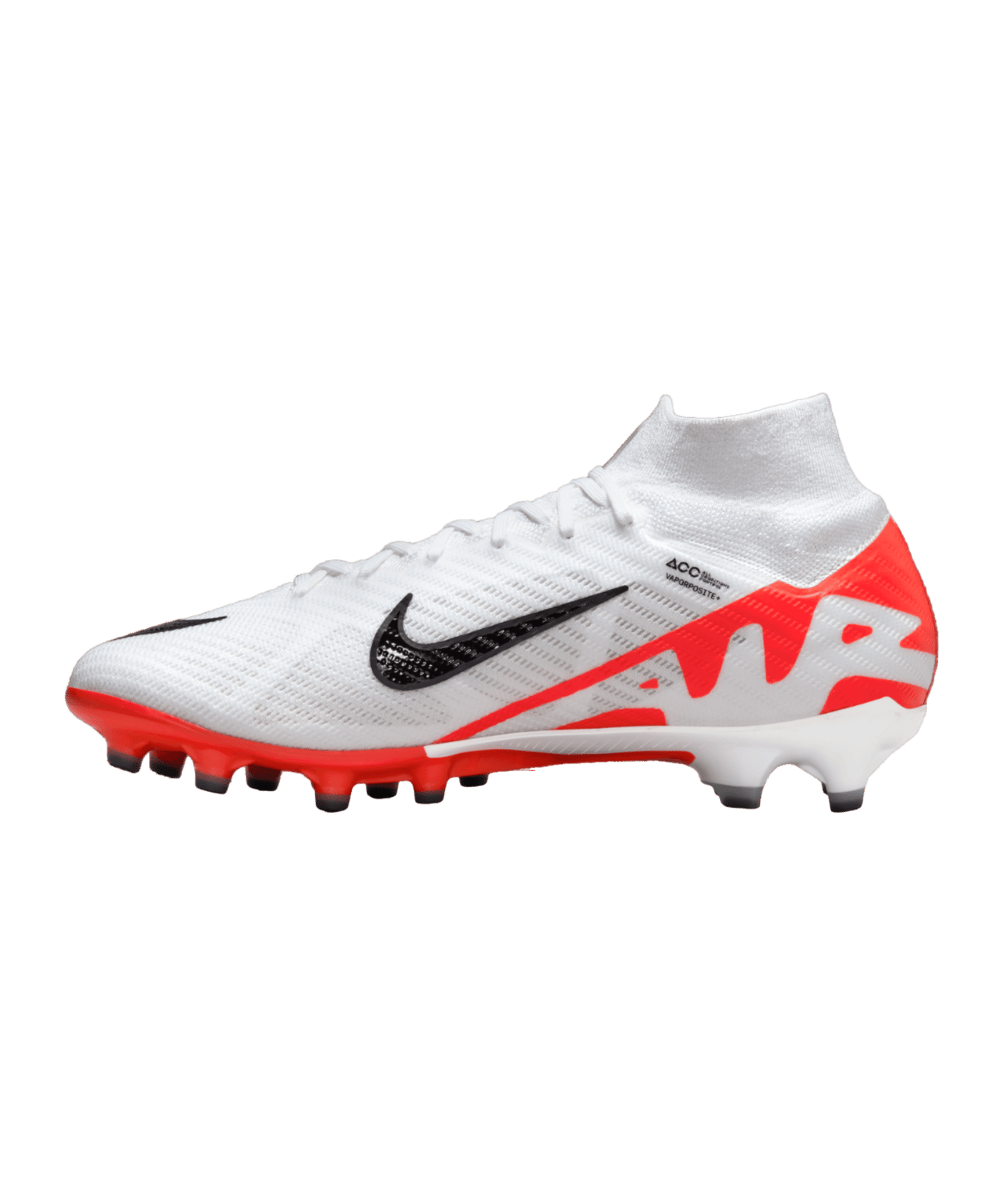 Nike Air Zoom Mercurial Superfly IX Elite AG-Pro Ready Rot Weiss ...