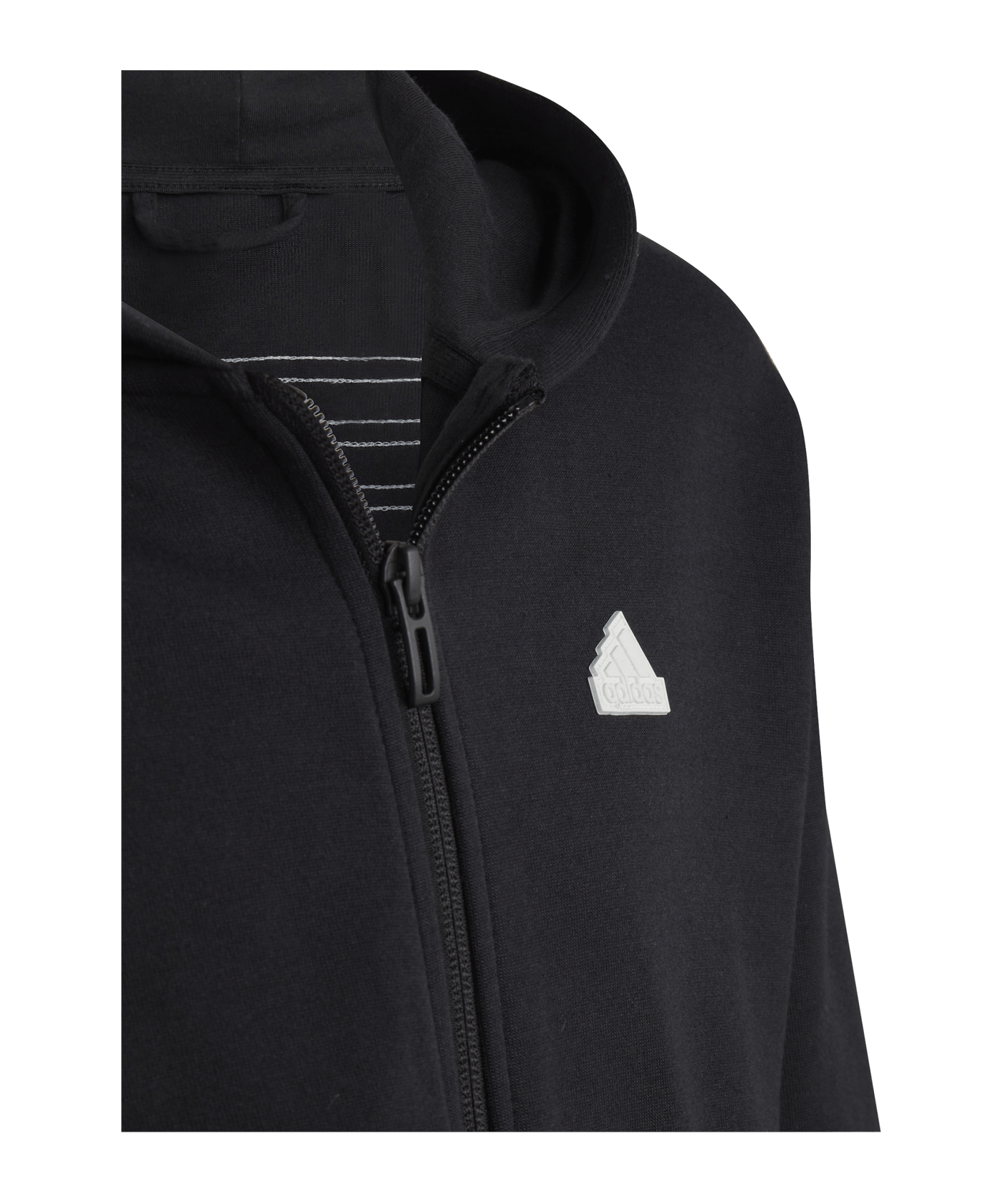 adidas Future Icons 3-Stripes Full-Zip Hoodie Black | Lifestyle