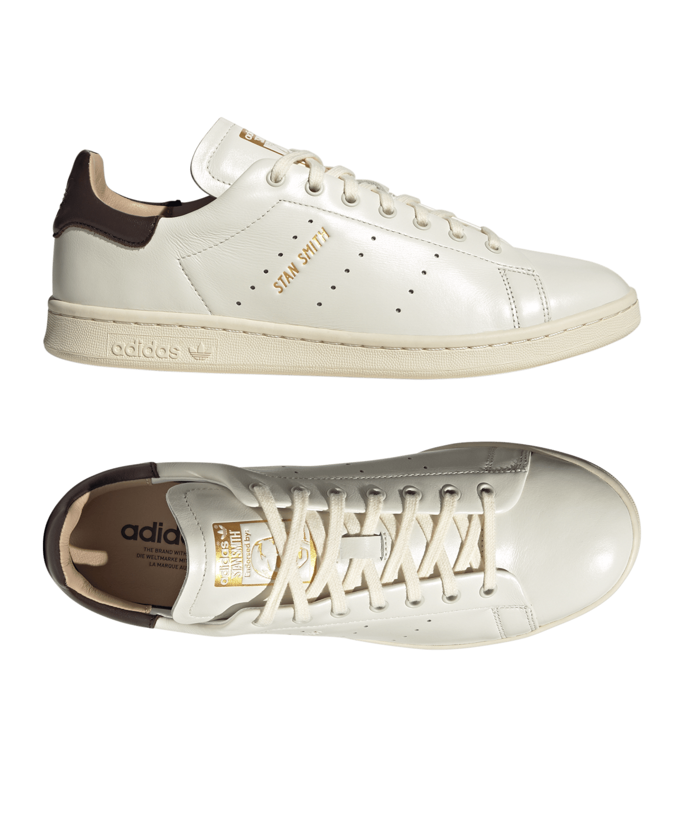 adidas Originals Stan Smith Lux Weiss Braun | Lifestyle | Freizeitschuh