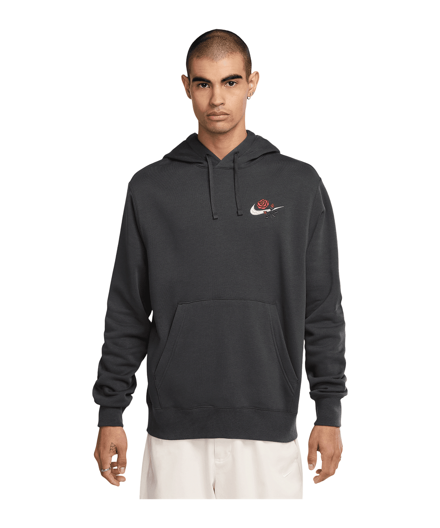 Nike Club Sega Hoody Grau F060 | M | 10313038.162