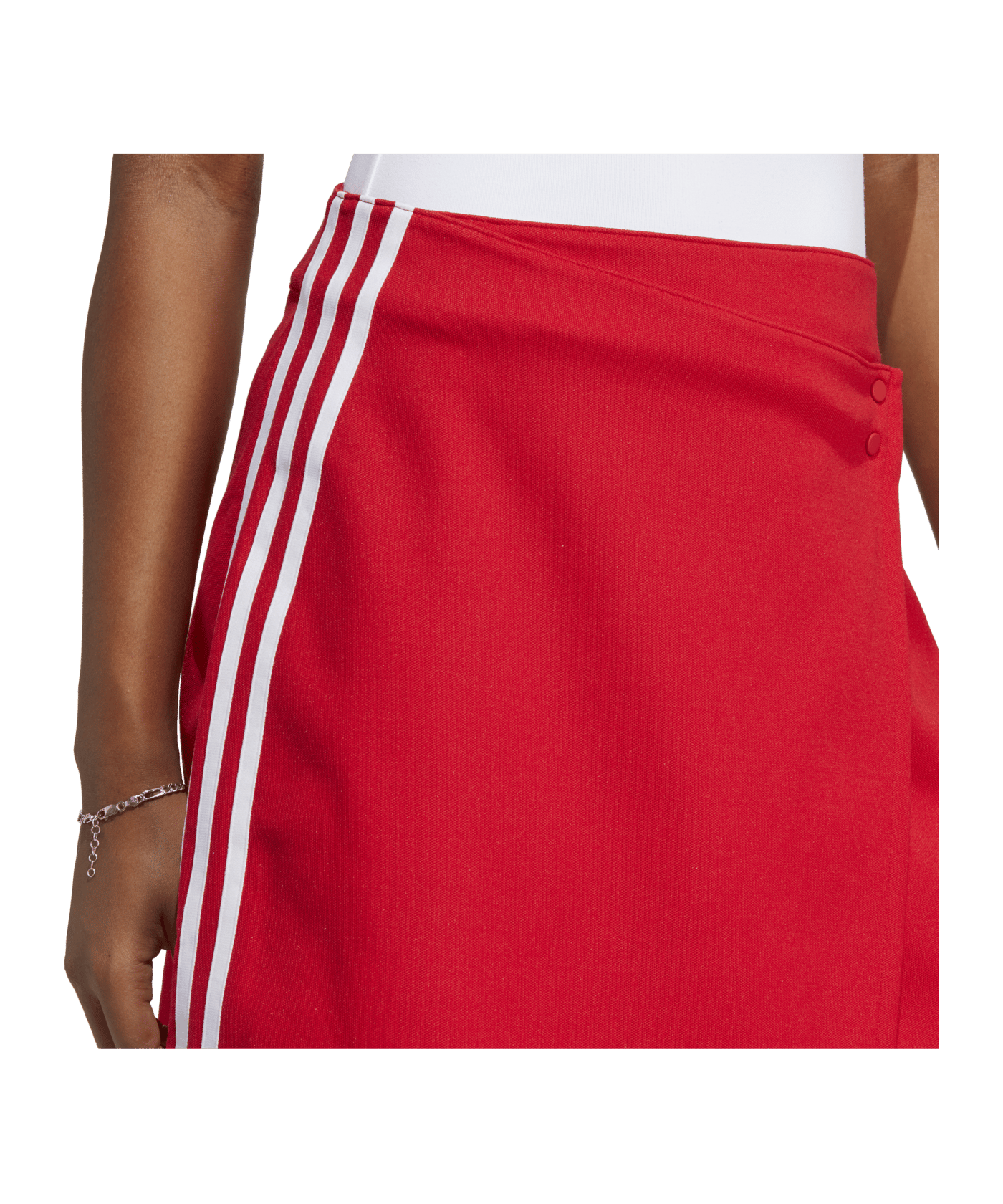 adidas Originals Adicolor Classics Rock Damen Rot Short Wrapping Skirt ...