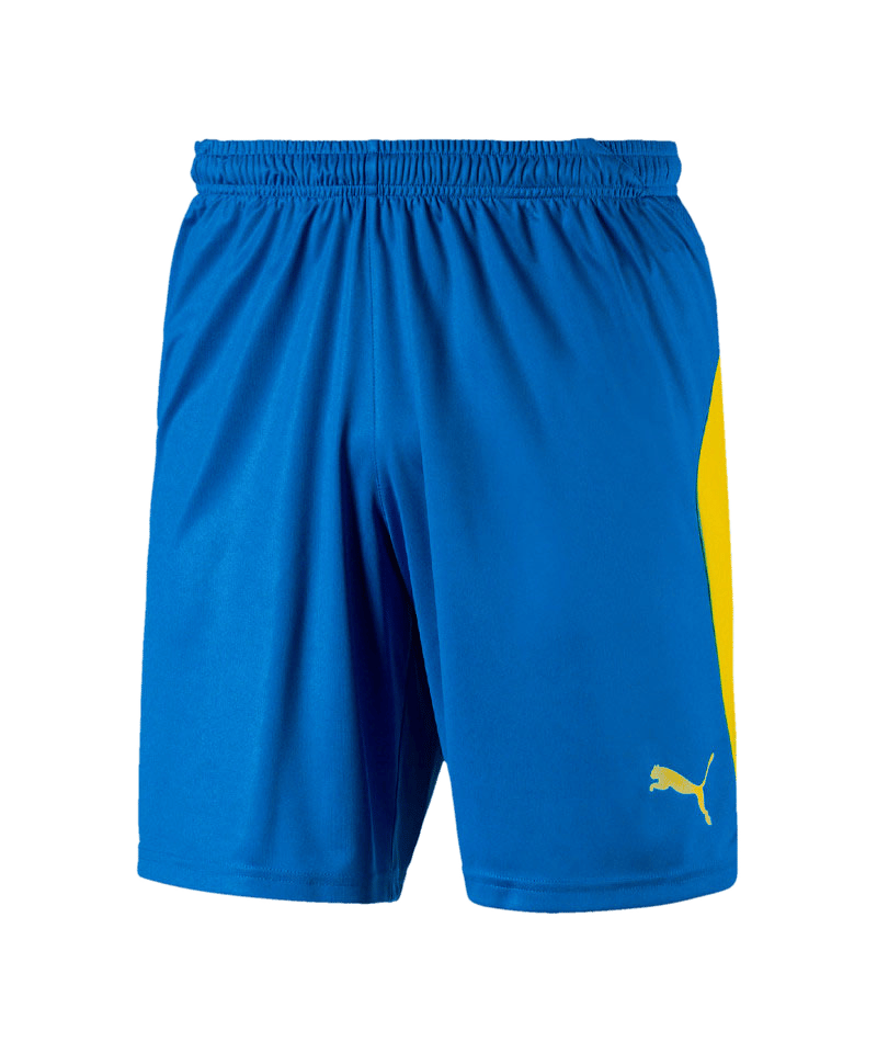 PUMA LIGA Short Enfants Bleu Jaune F16 | Sport d'équipe | Shorts ...