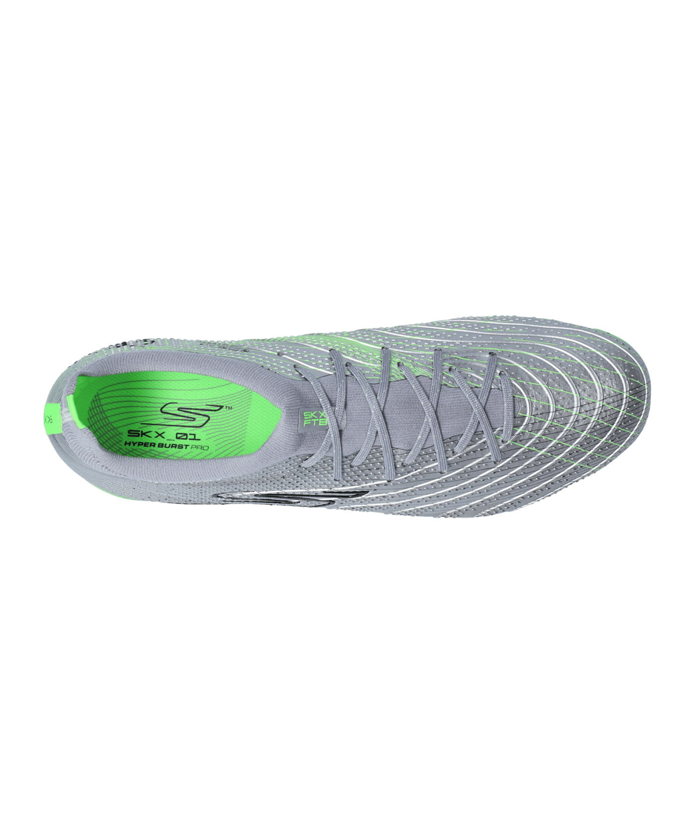 Skechers SKX 01 Low FG Laser-Comfort Silber FSLLM | Fussballschuh | Nocken